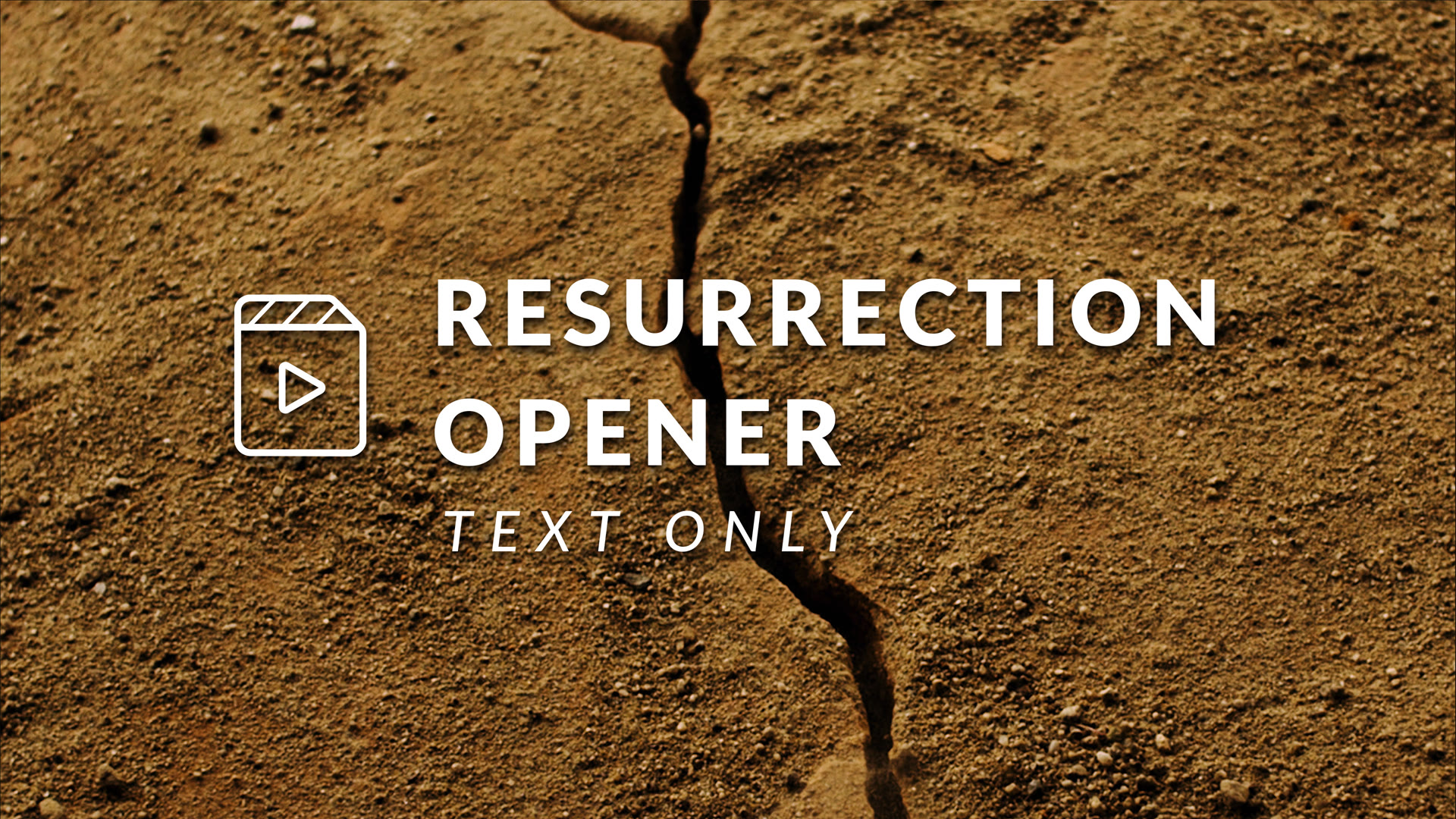 Resurrection Video Moment Asset - Text Only | Visual Revival