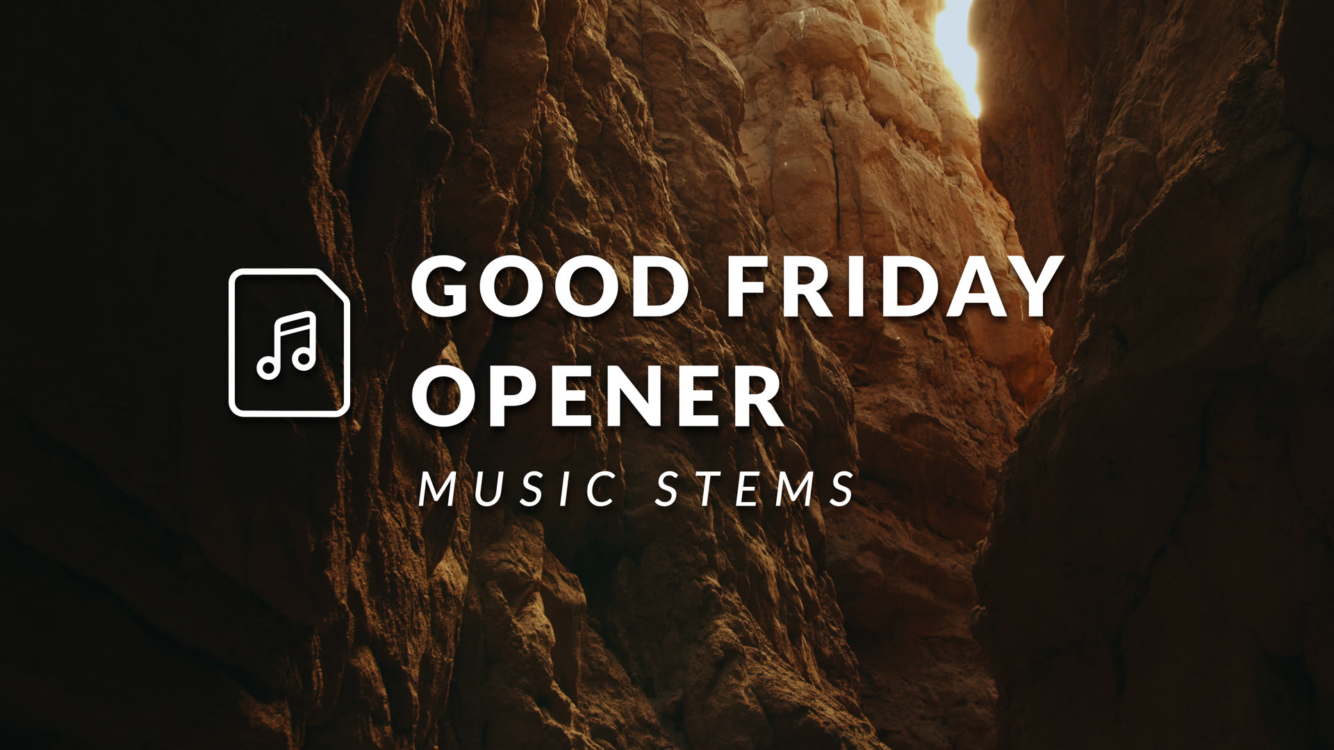 Good Friday Opener Video Moment Asset - Music Stems | Visual Revival