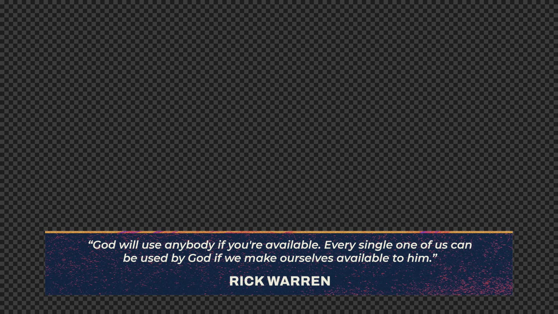 Retro Texture Lower Third - Quote | Visual Revival