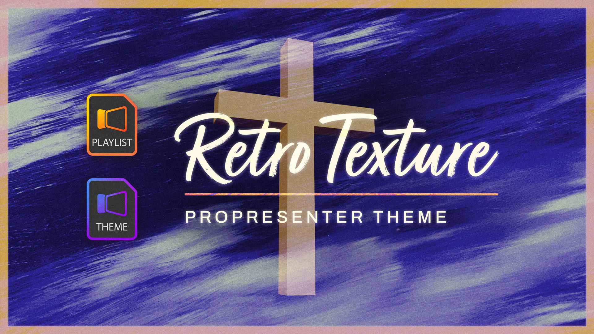 Retro Texture ProPresenter Theme | Visual Revival