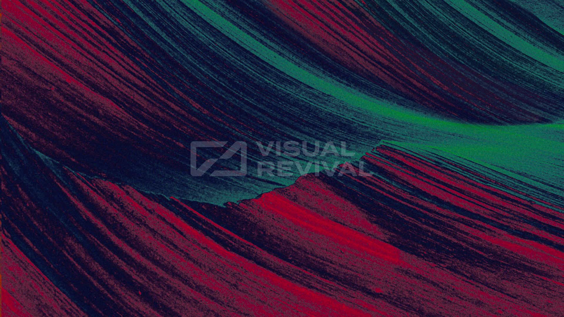 Retro Texture Still - Two-Tone Wave | Visual Revival