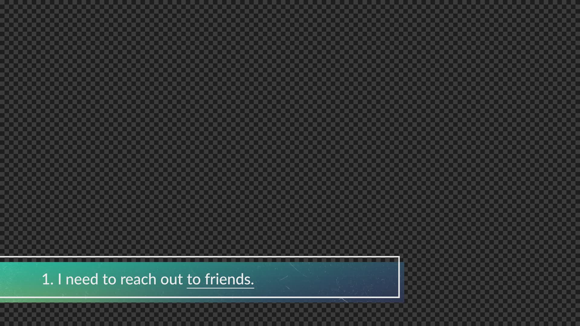 Gradient Lower Third - Fill-In | Visual Revival
