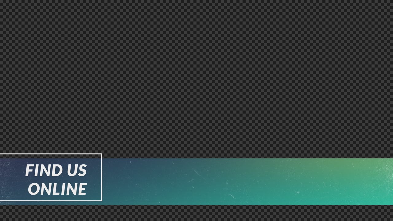 Gradient Lower Third - Find Us Online | Visual Revival