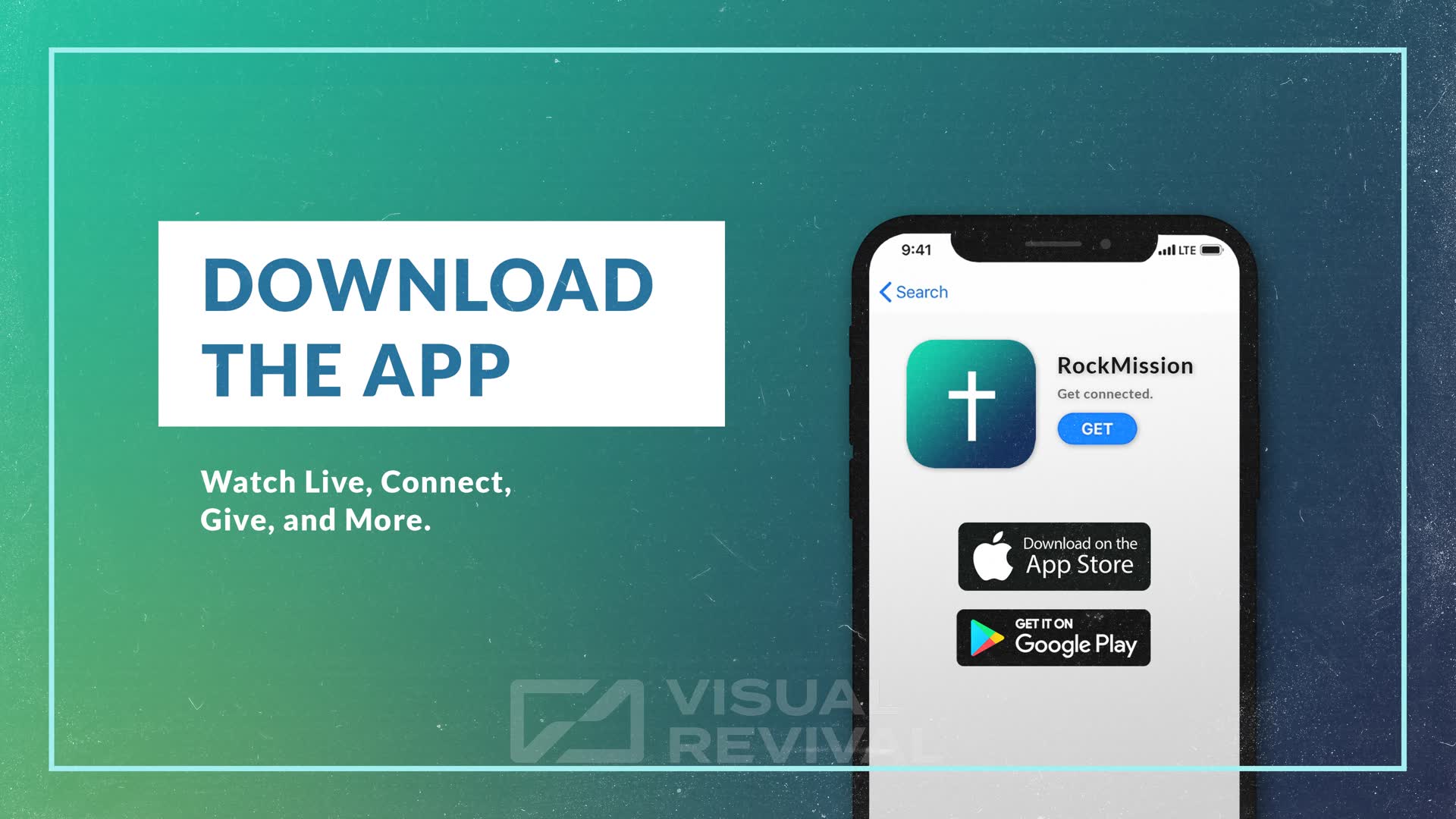 Gradient Service Slide - Download The App | Visual Revival