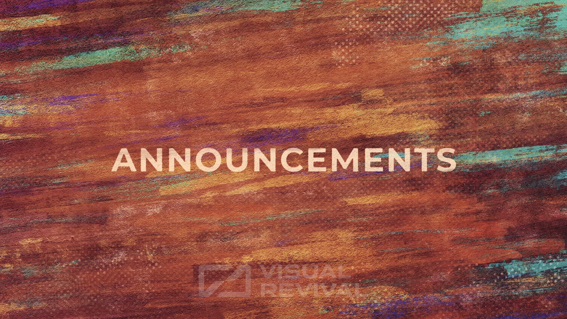 Easter Brush Title Slide - Announcements | Visual Revival