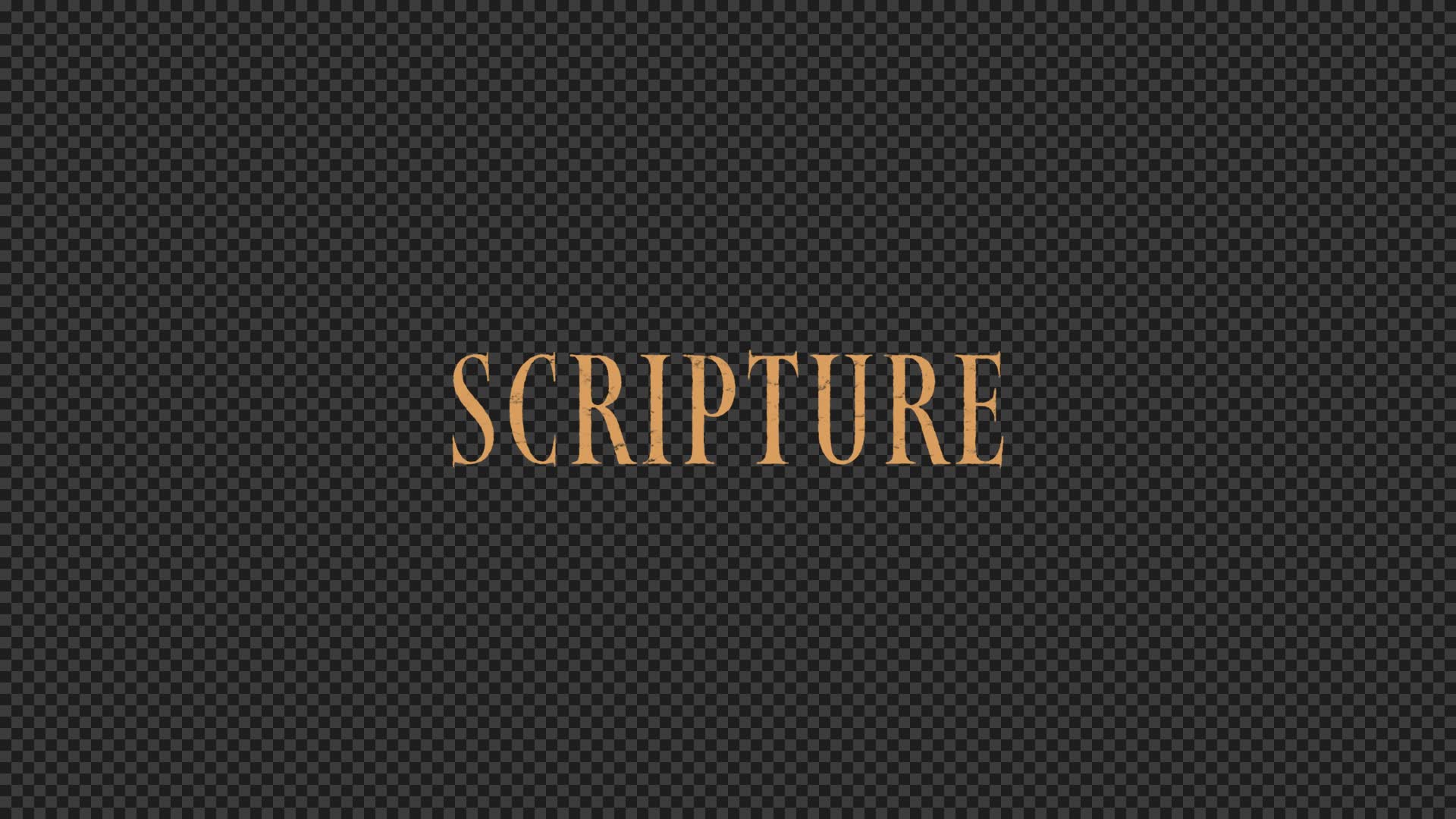 Hosanna Title Overlay - Scripture | Visual Revival