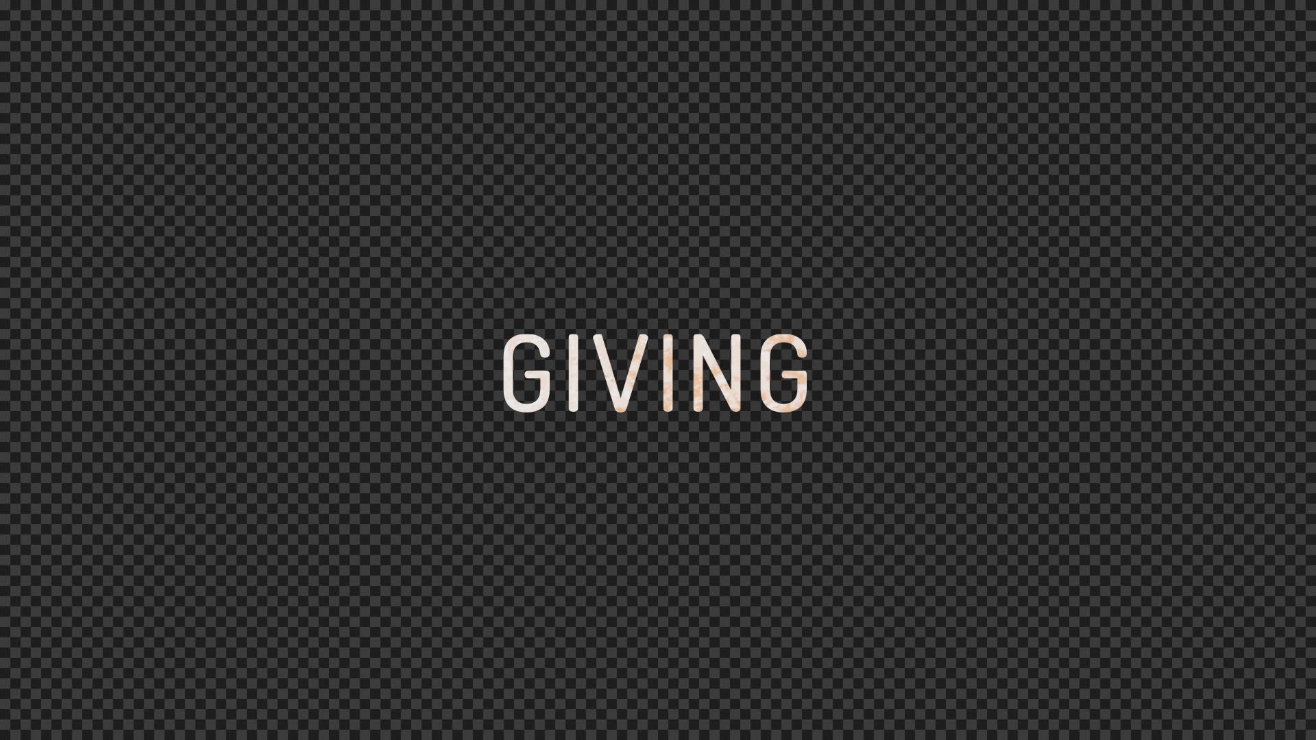 Forest River Title Overlay - Giving | Visual Revival