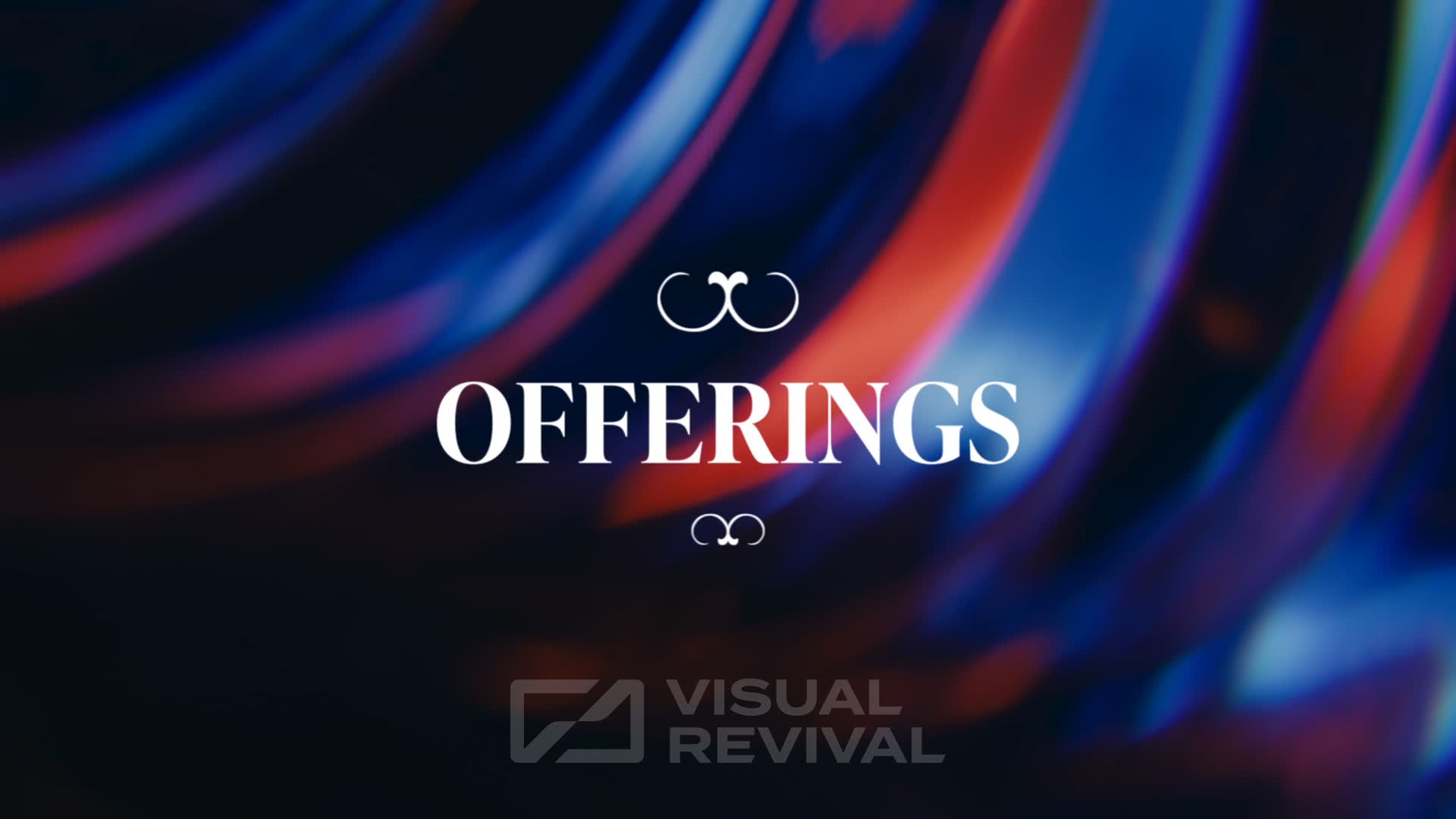 Wall Glass Title Slide - Offerings | Visual Revival