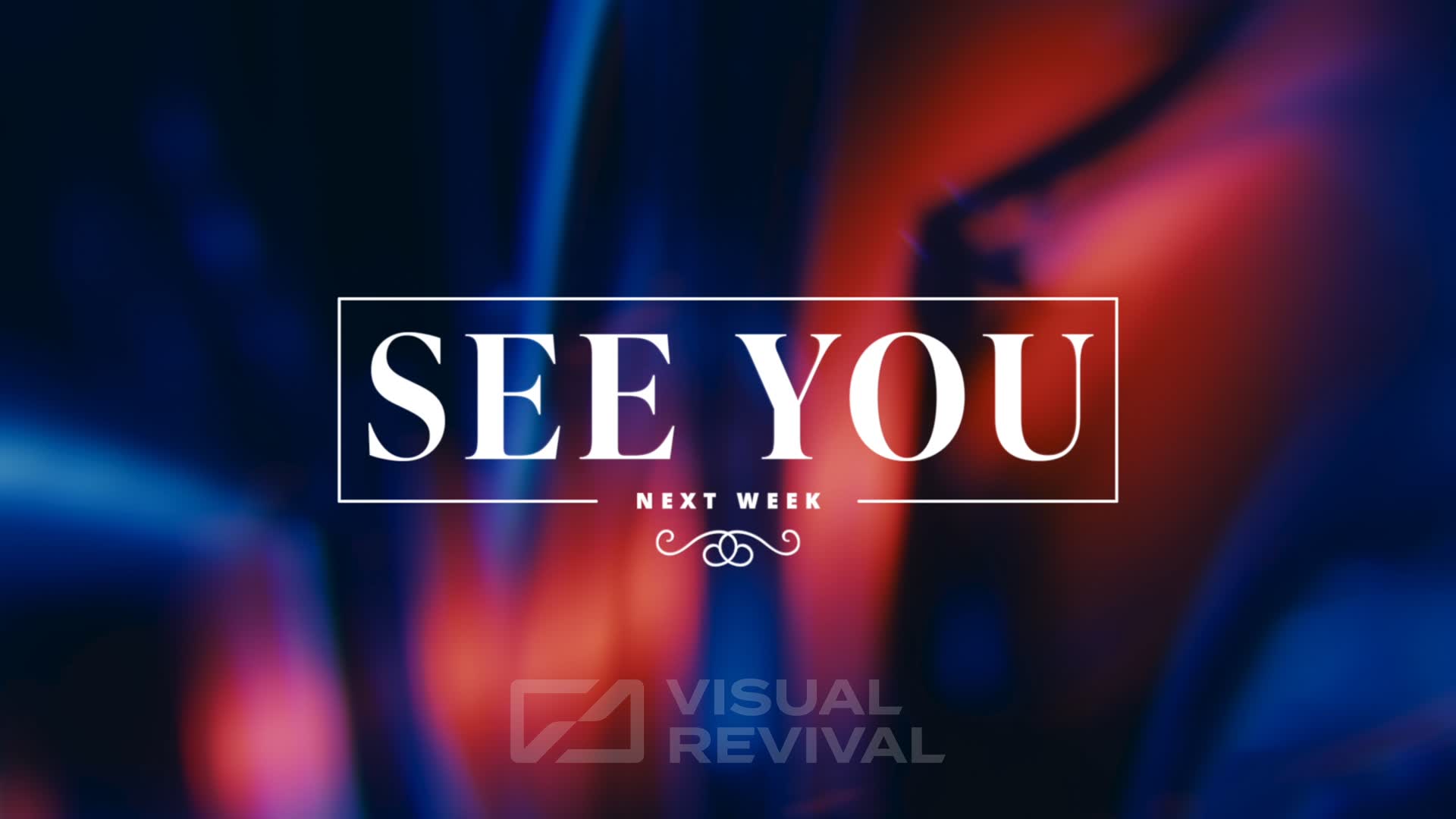 Wall Glass Title Slide - See You Next Week | Visual Revival
