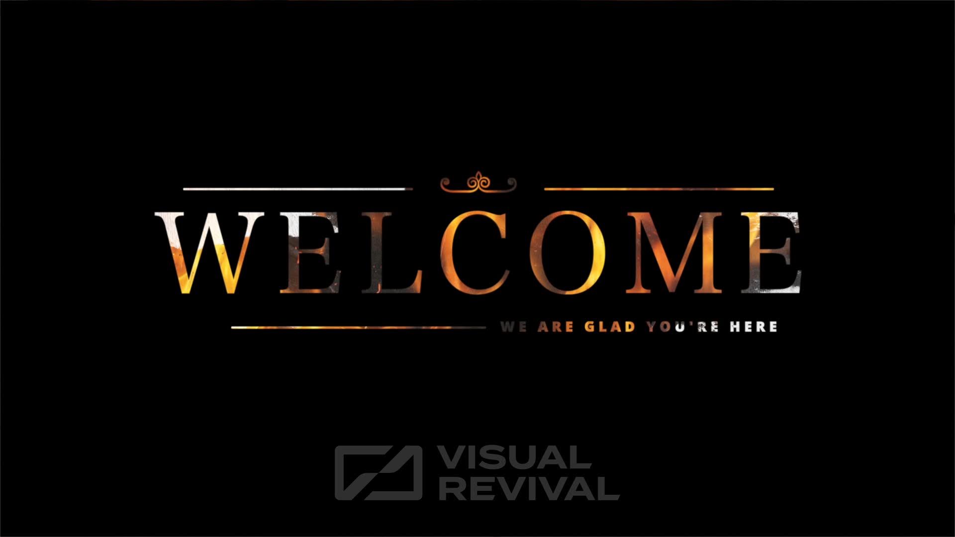 Pentecost Textures Title Slide - Welcome We're Glad You're Here 01 ...