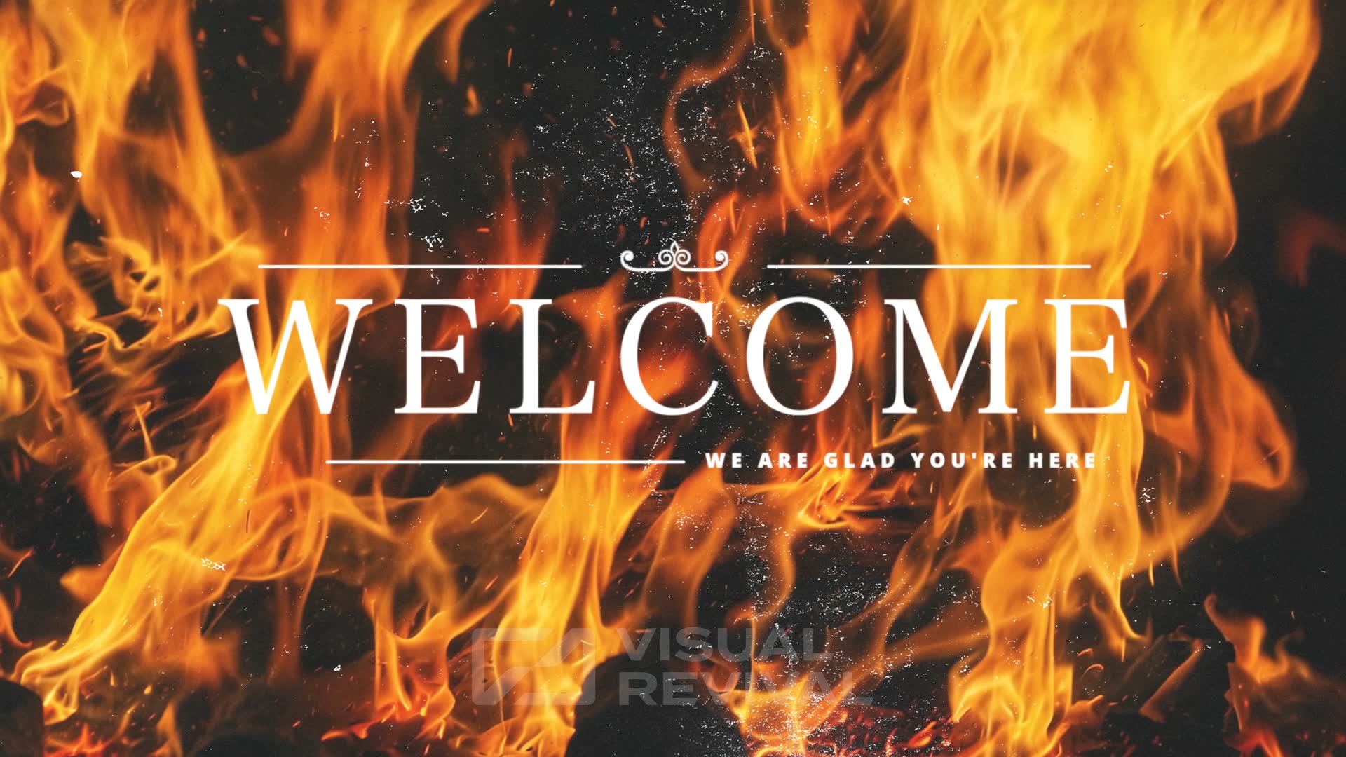 Pentecost Textures Title Slide - Welcome We're Glad You're Here 02 ...