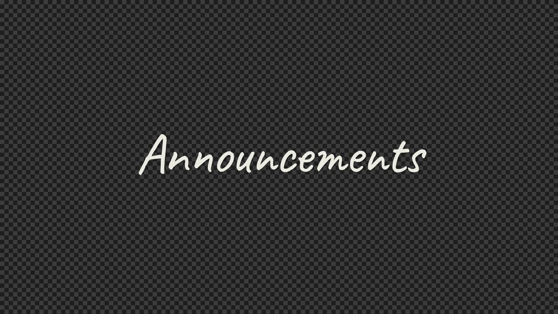 Sunset Peaks Title Overlay - Announcements | Visual Revival