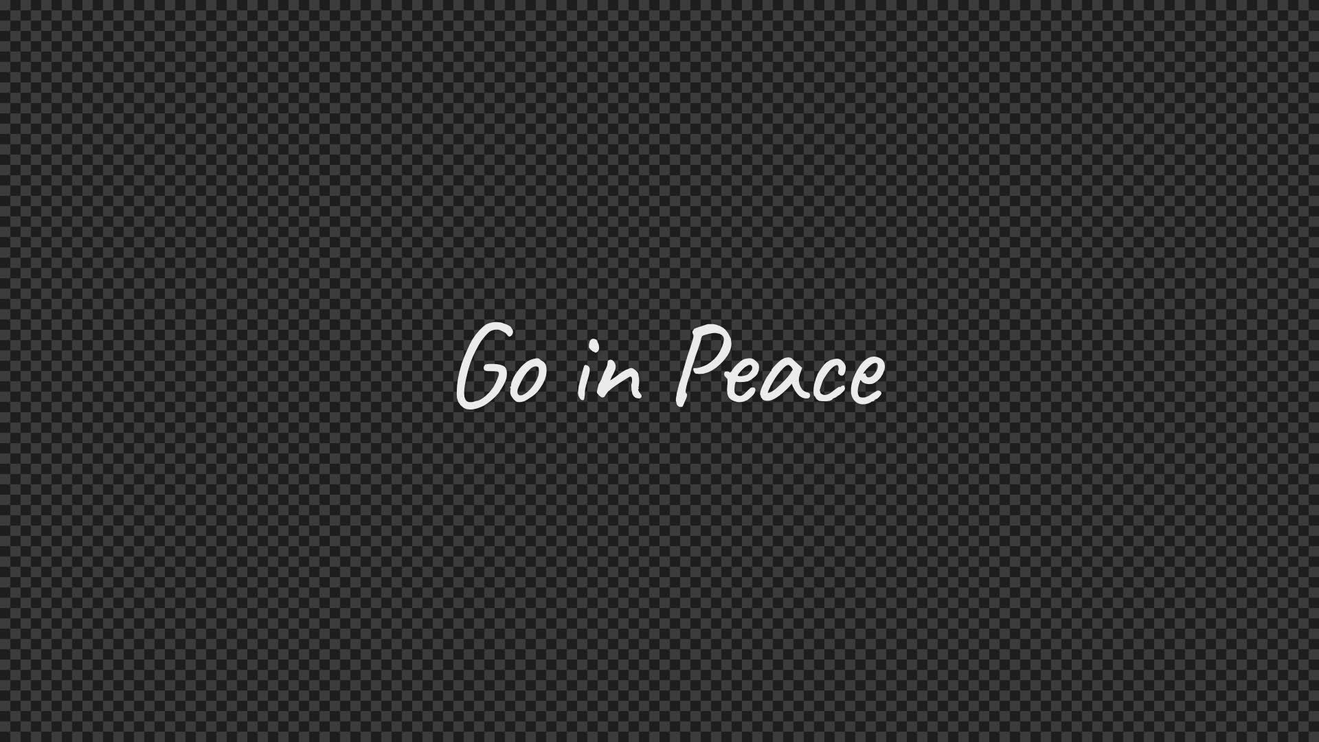 Sunset Peaks Title Overlay - Go In Peace | Visual Revival