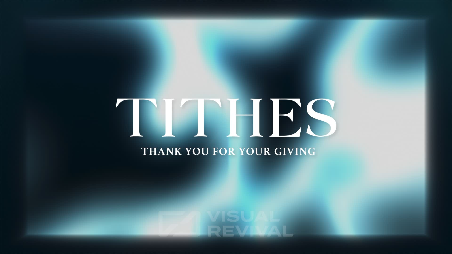River Title Slides - Tithes | Visual Revival
