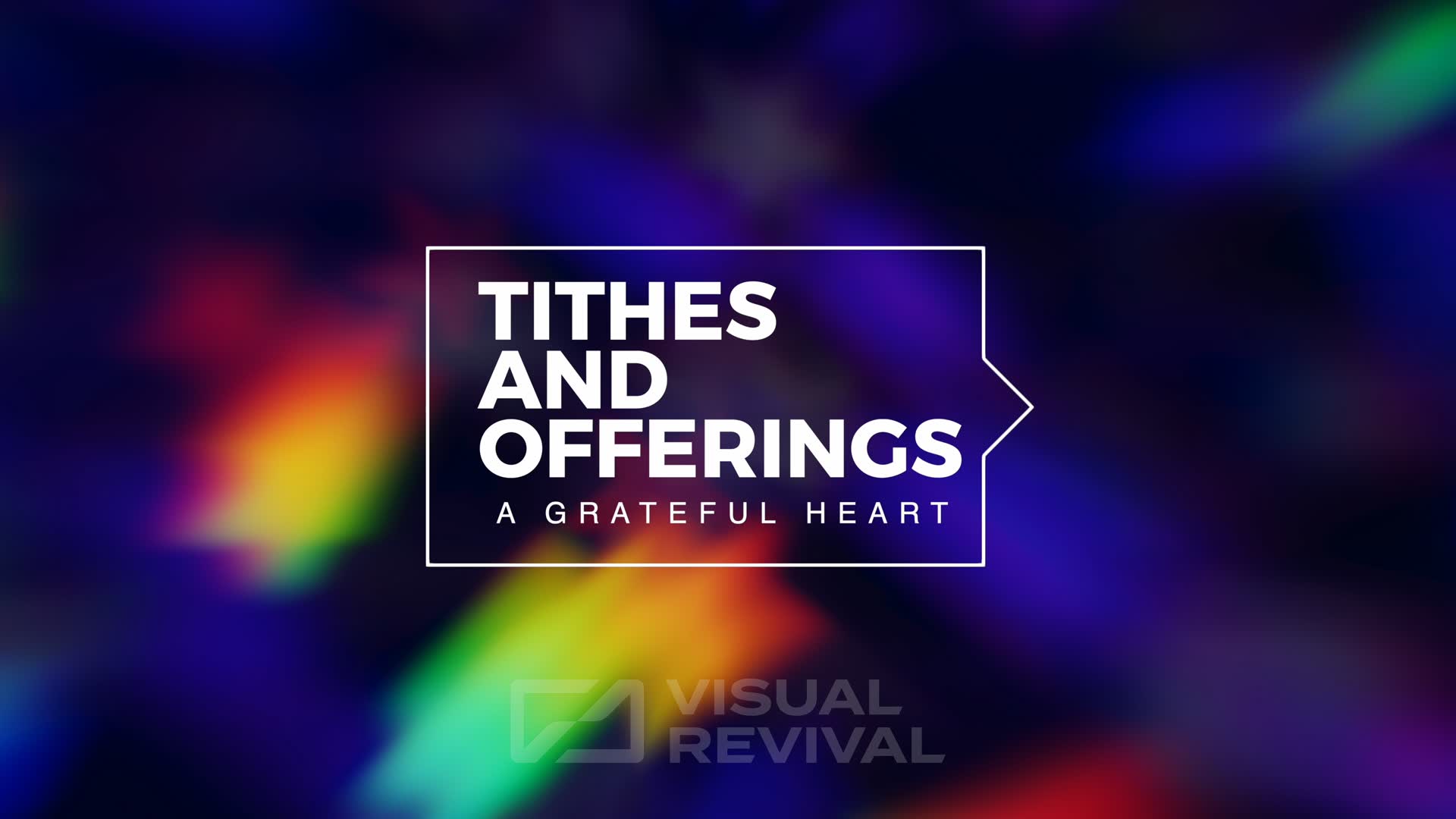 Stellar DVDs Title Slide - Tithes And Offerings A Grateful Heart ...