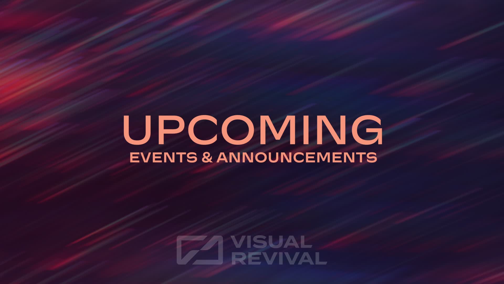 Dispersion Title Slide - Upcoming | Visual Revival