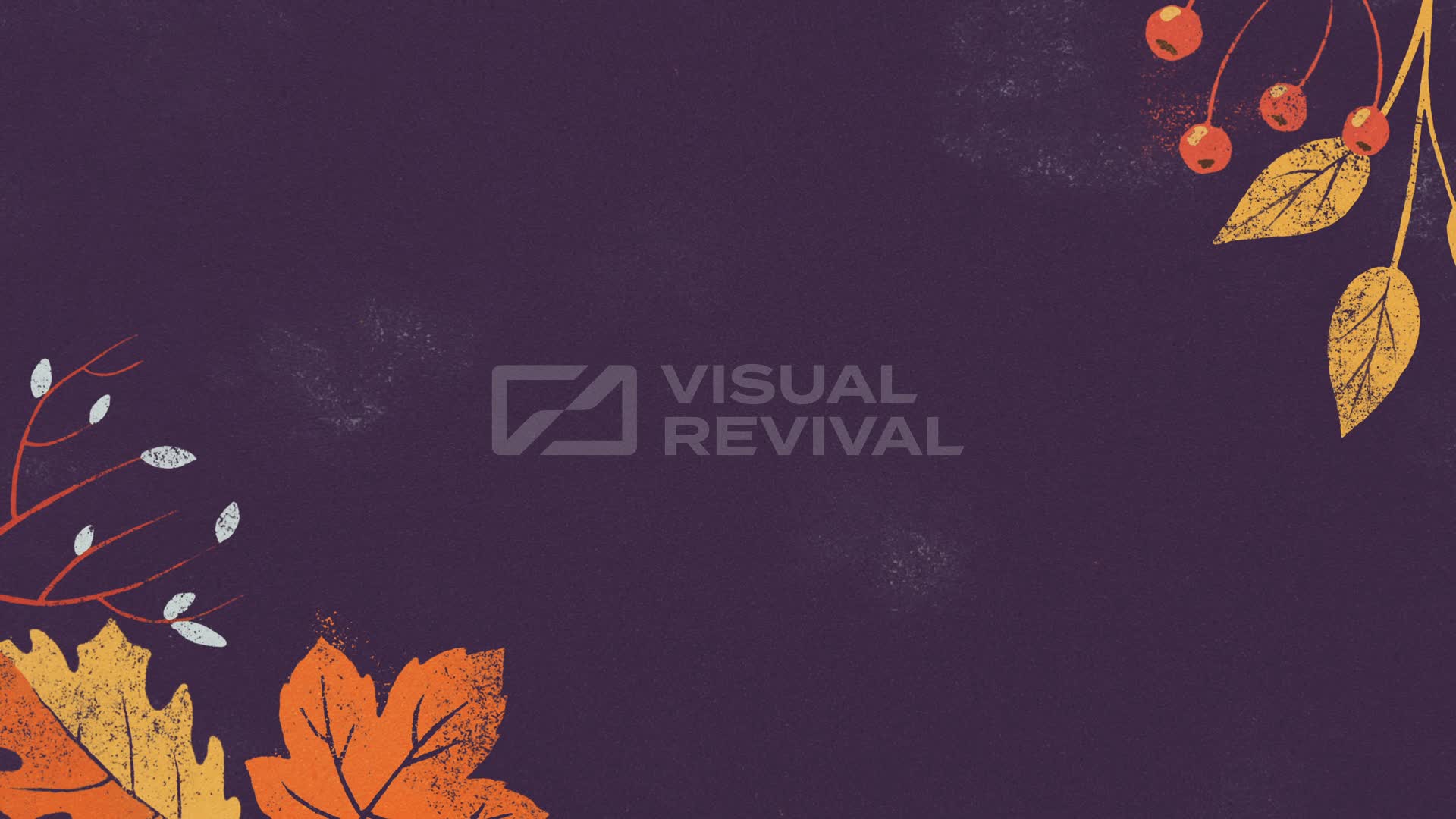 Fall Feelings Still - Purple Simple | Visual Revival