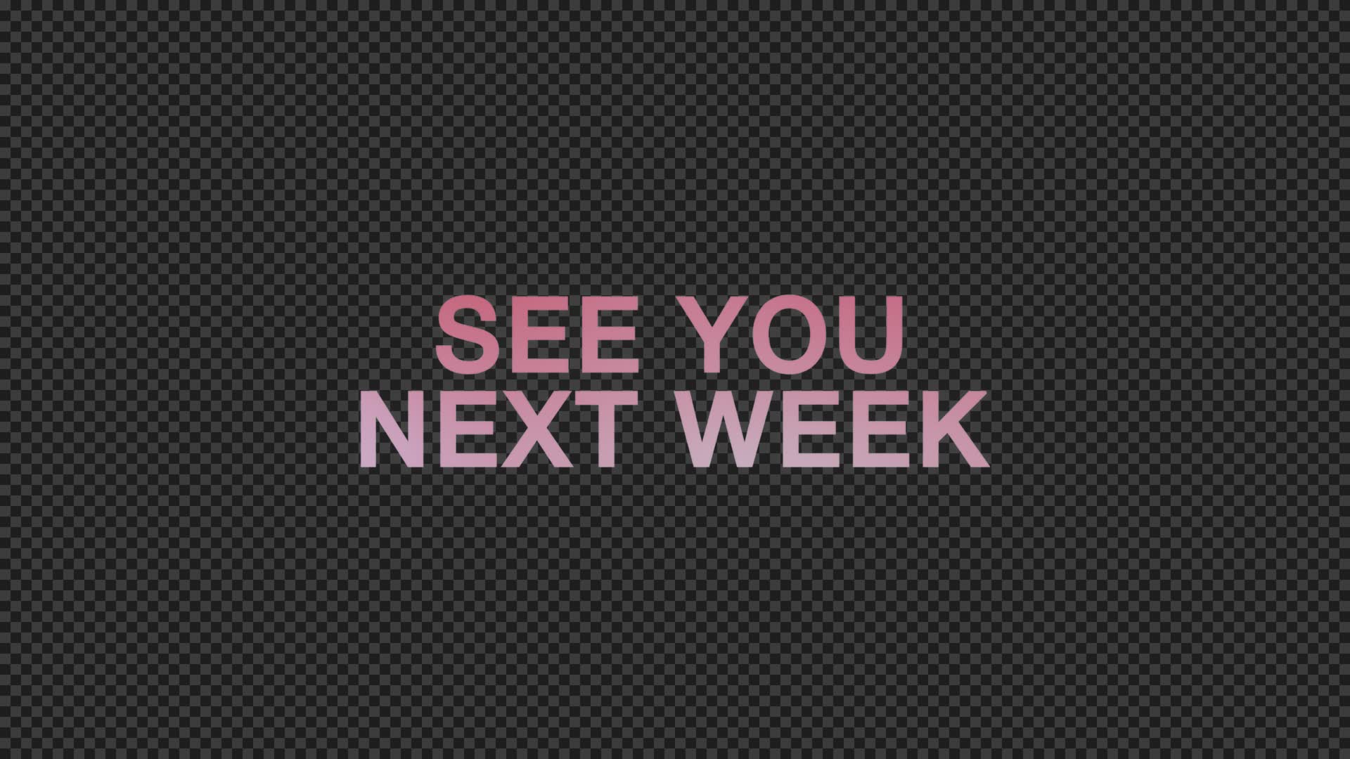 Scattered Light Title Overlay - See You Next Week | Visual Revival