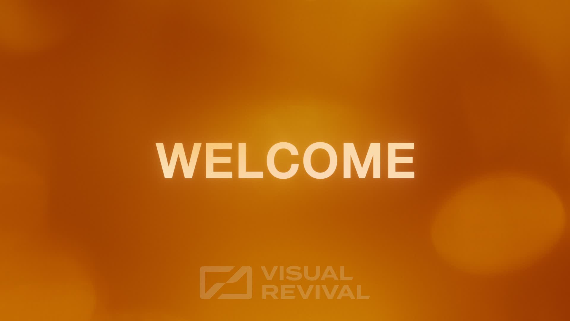 Scattered Light Title Slide - Welcome | Visual Revival