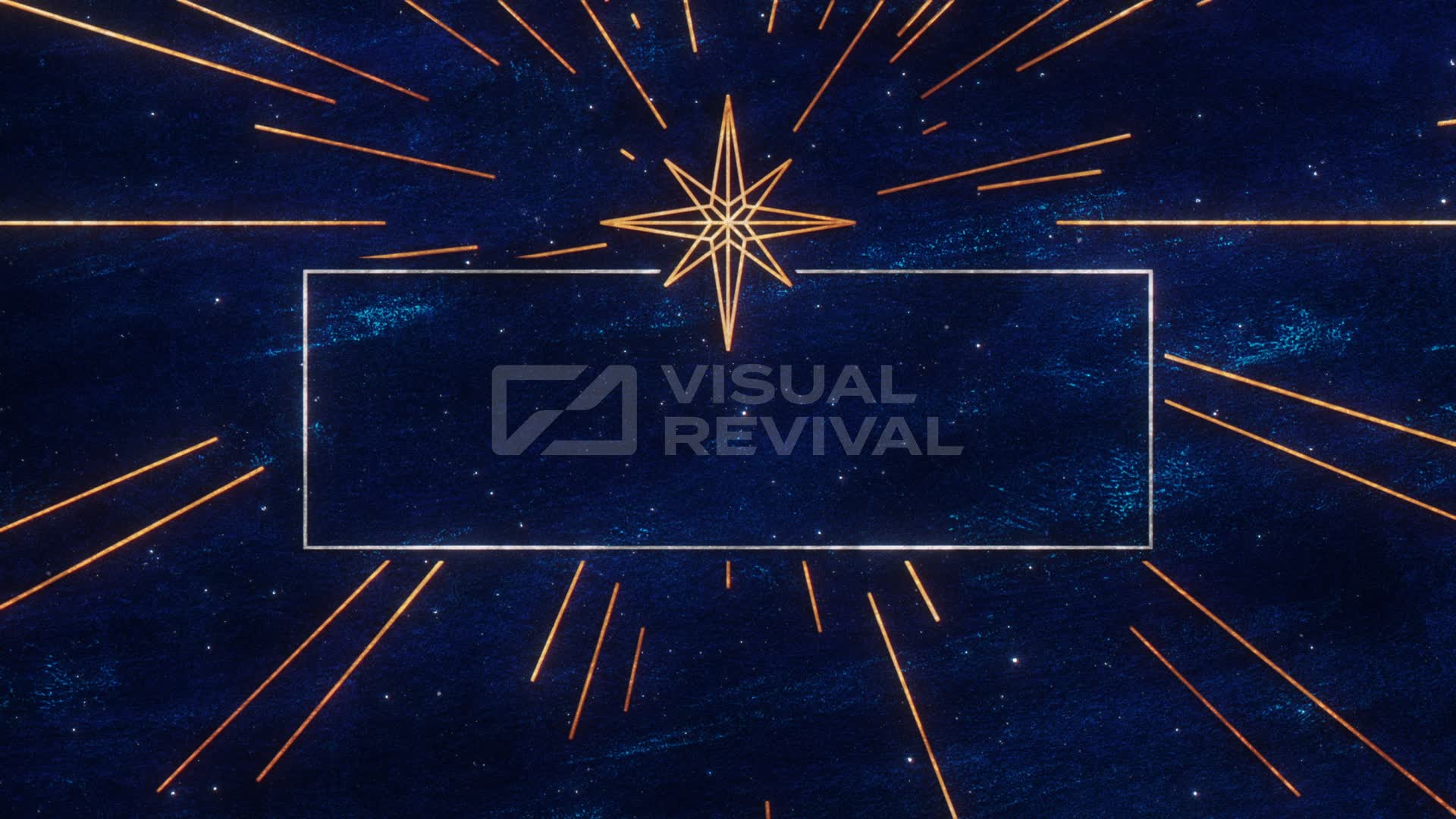 Star Of Wonder Still - Blue Center Frame | Visual Revival