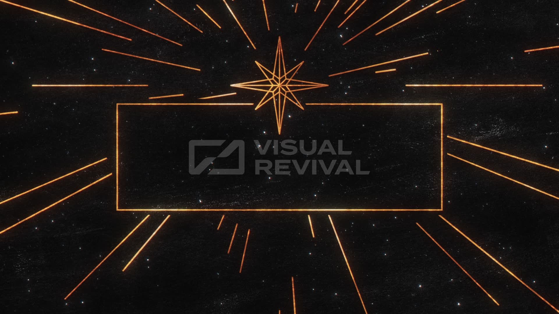 Star Of Wonder Still - Charcoal Center Frame | Visual Revival