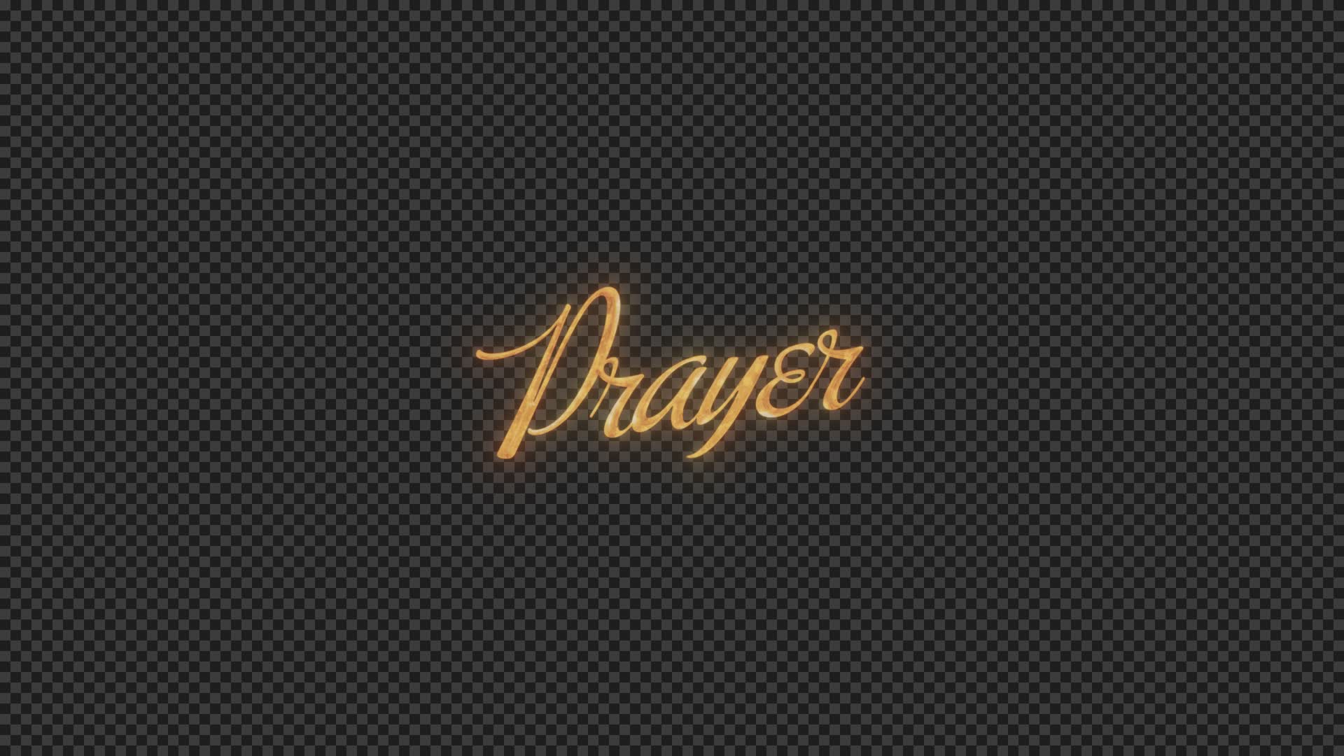 Star Of Wonder Title Overlay - Prayer Golden Phrase | Visual Revival