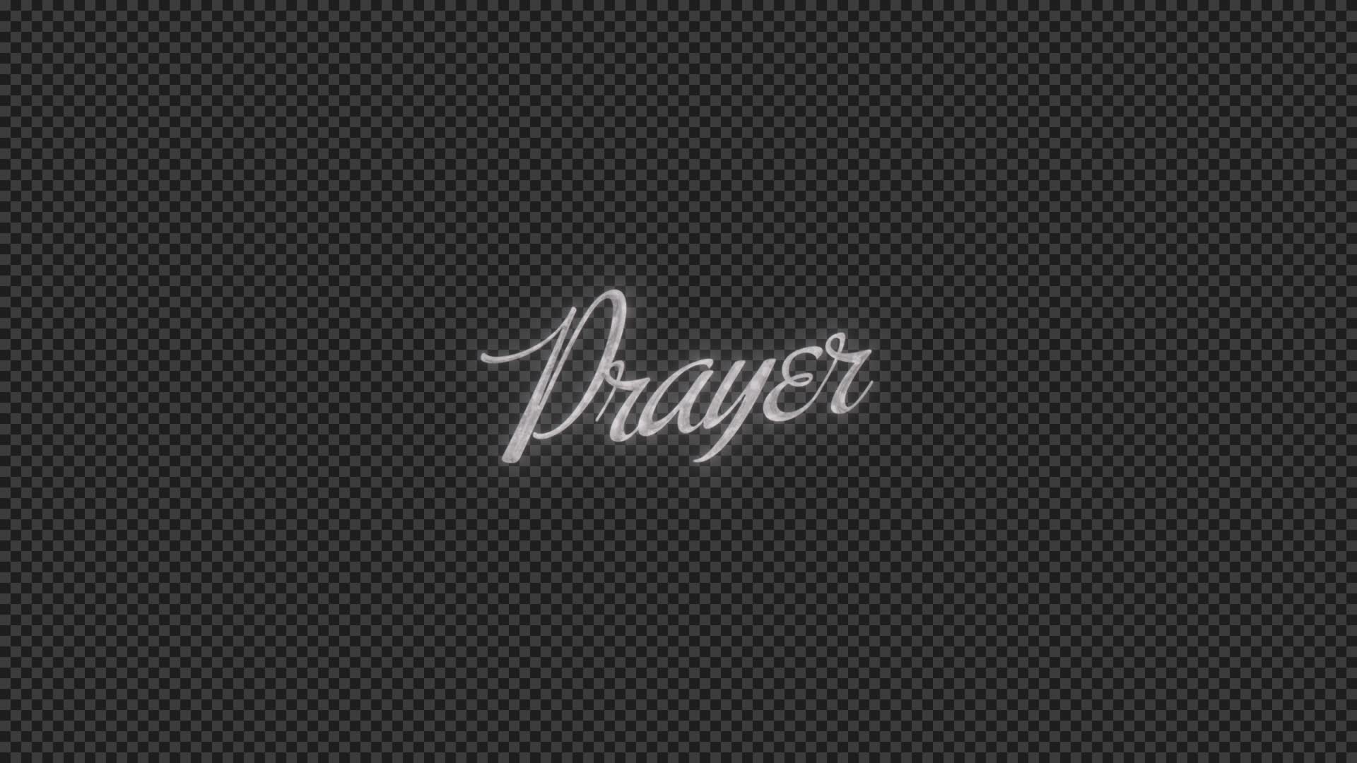 Star Of Wonder Title Overlay - Prayer Silver Phrase | Visual Revival