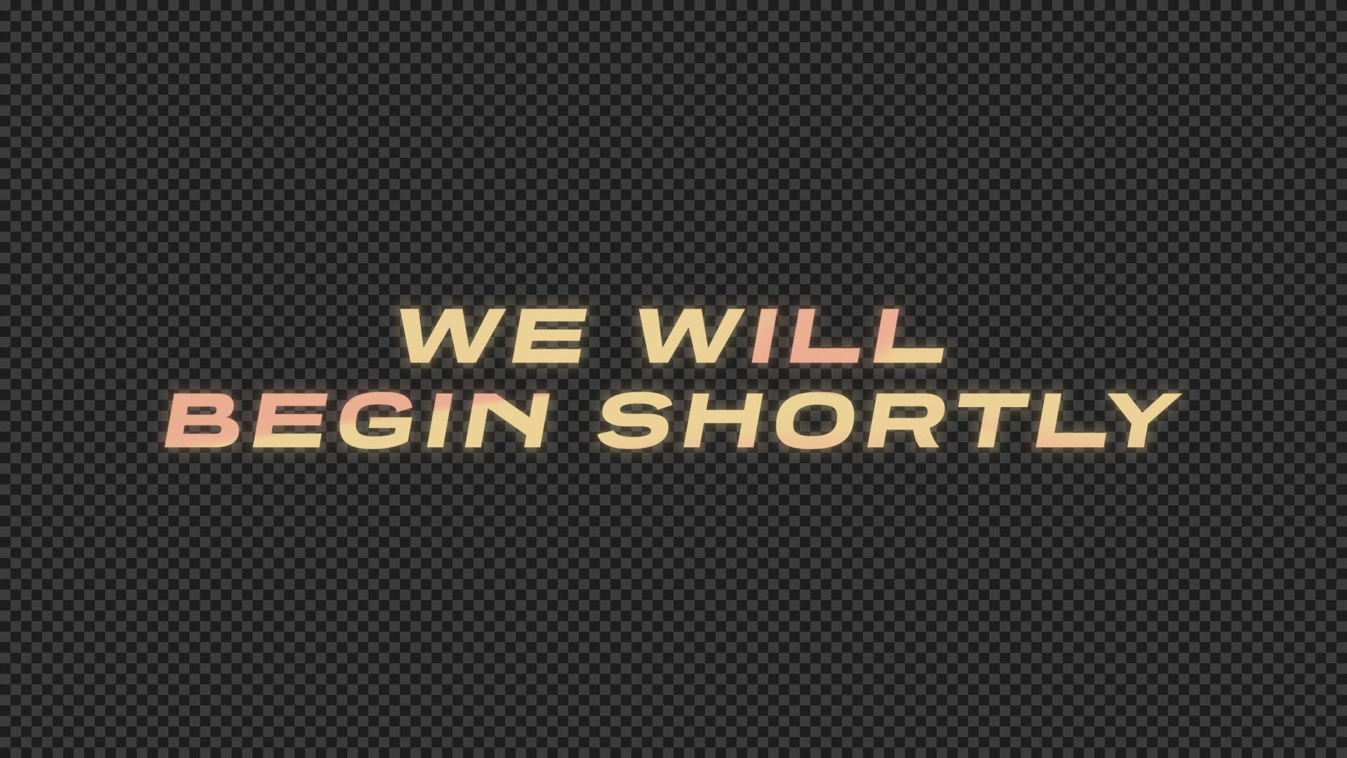 Flow Title Overlay - We Will Begin Shortly | Visual Revival