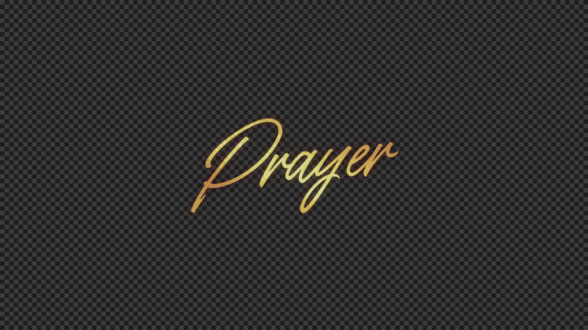 Glitter Echoes Title Overlay - Prayer | Visual Revival