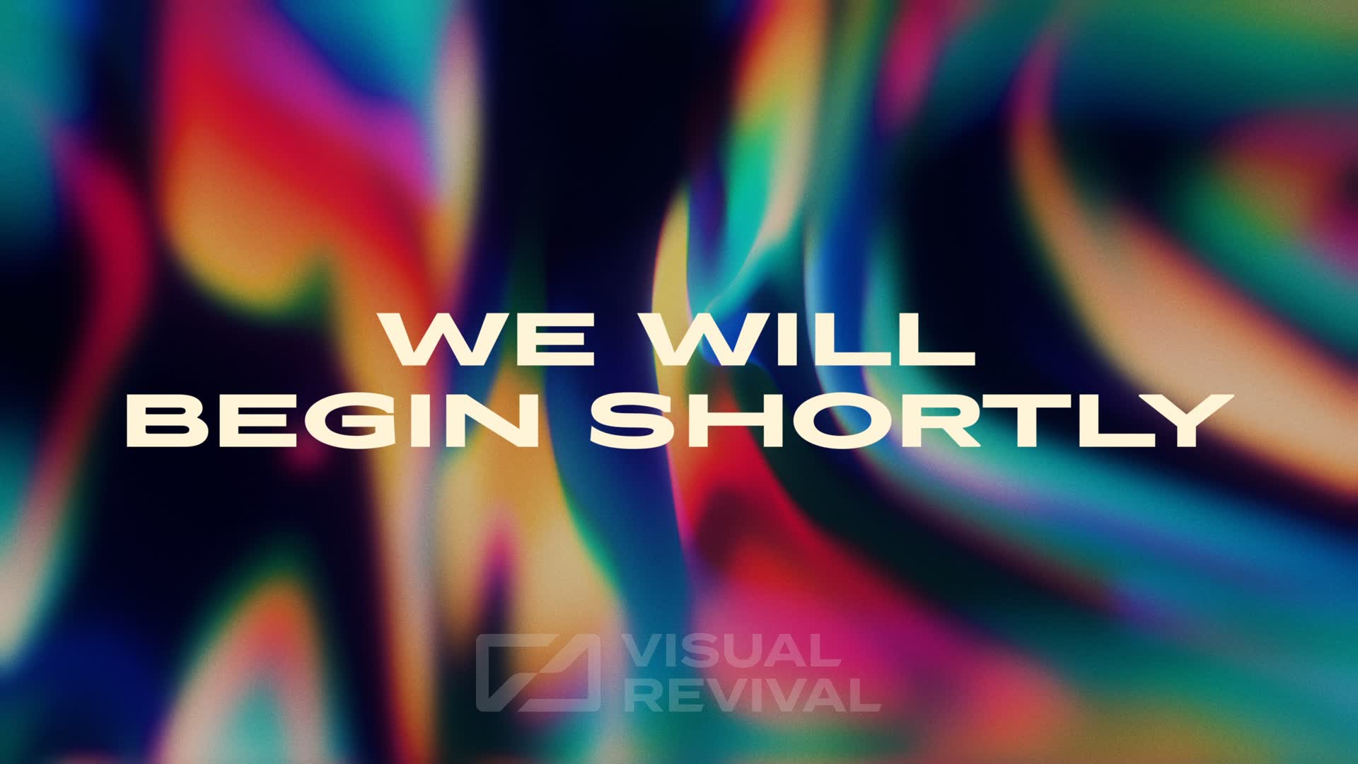 Slope Title Slide - We Will Begin Shortly | Visual Revival
