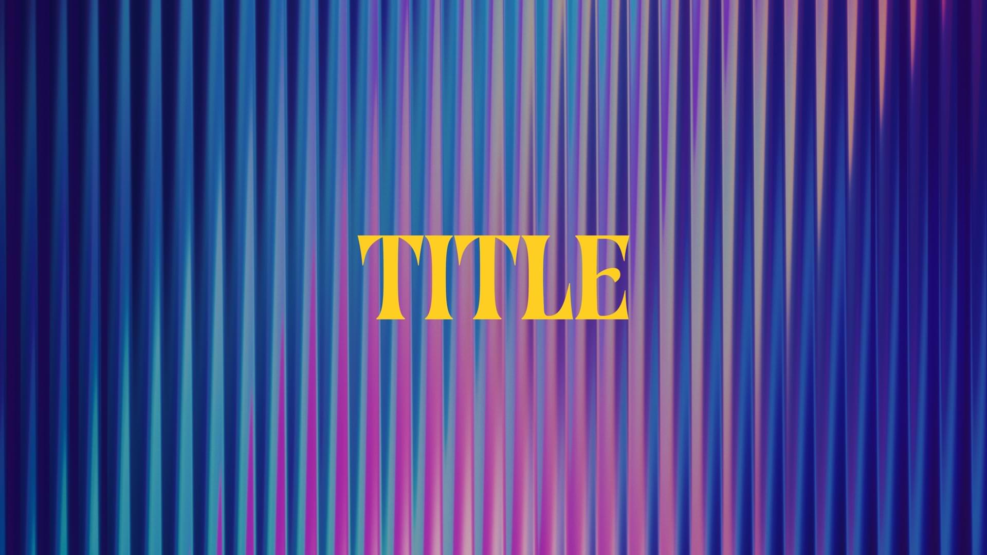 Glass Editable Title Slide | Visual Revival