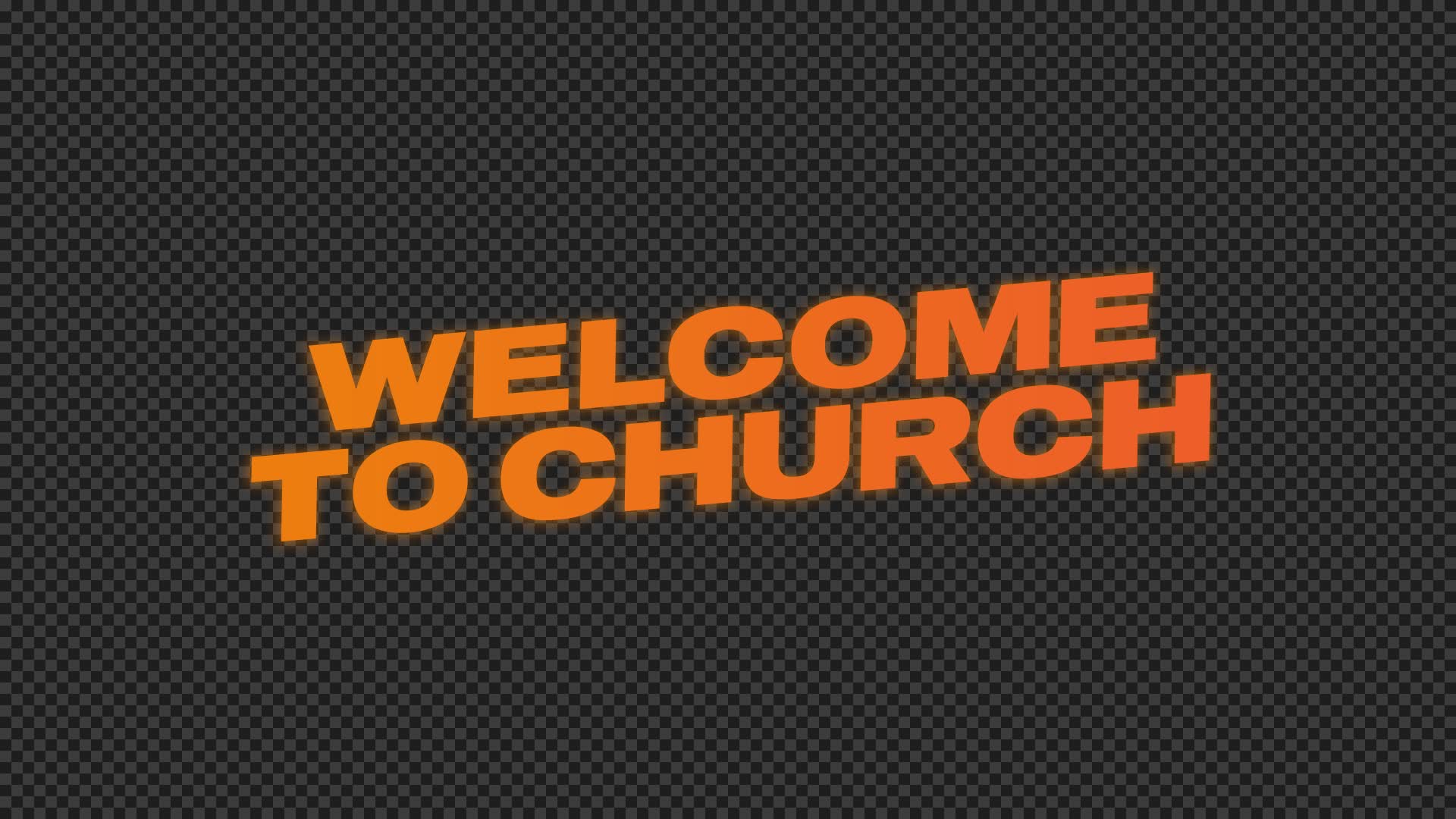 Autumn Glow Title Overlay - Weclome To Church | Visual Revival