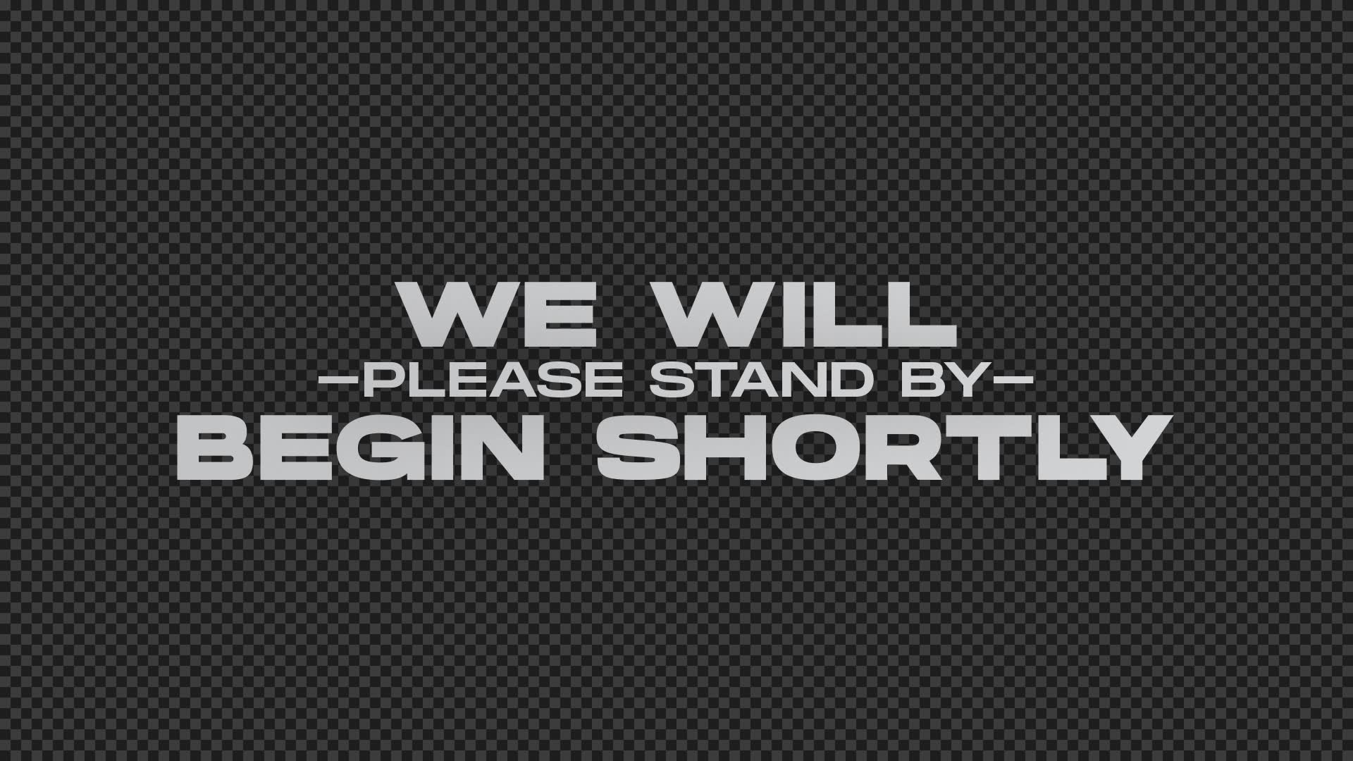 Future Shapes Title Overlay - We Will Begin Shortly | Visual Revival