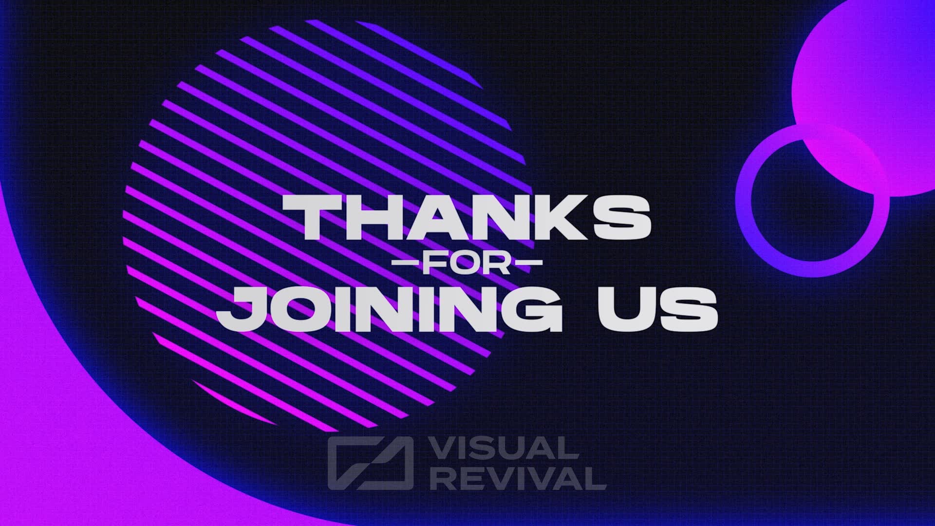 Future Shapes Title Slides - Thanks For Joining Us | Visual Revival