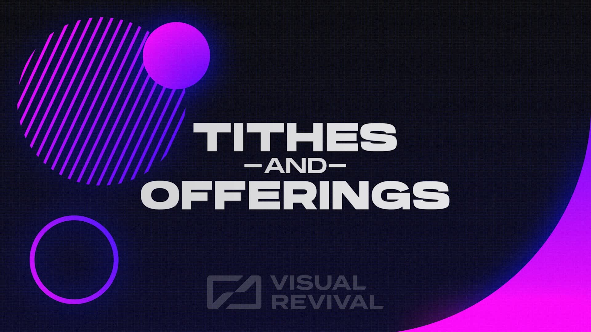 Future Shapes Title Slides - Tithes And Offerings | Visual Revival