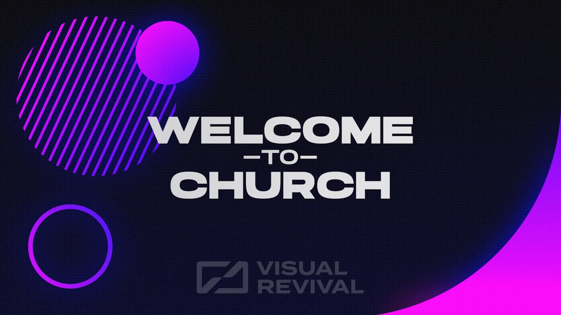 Future Shapes Title Slides - Welcome To Church | Visual Revival