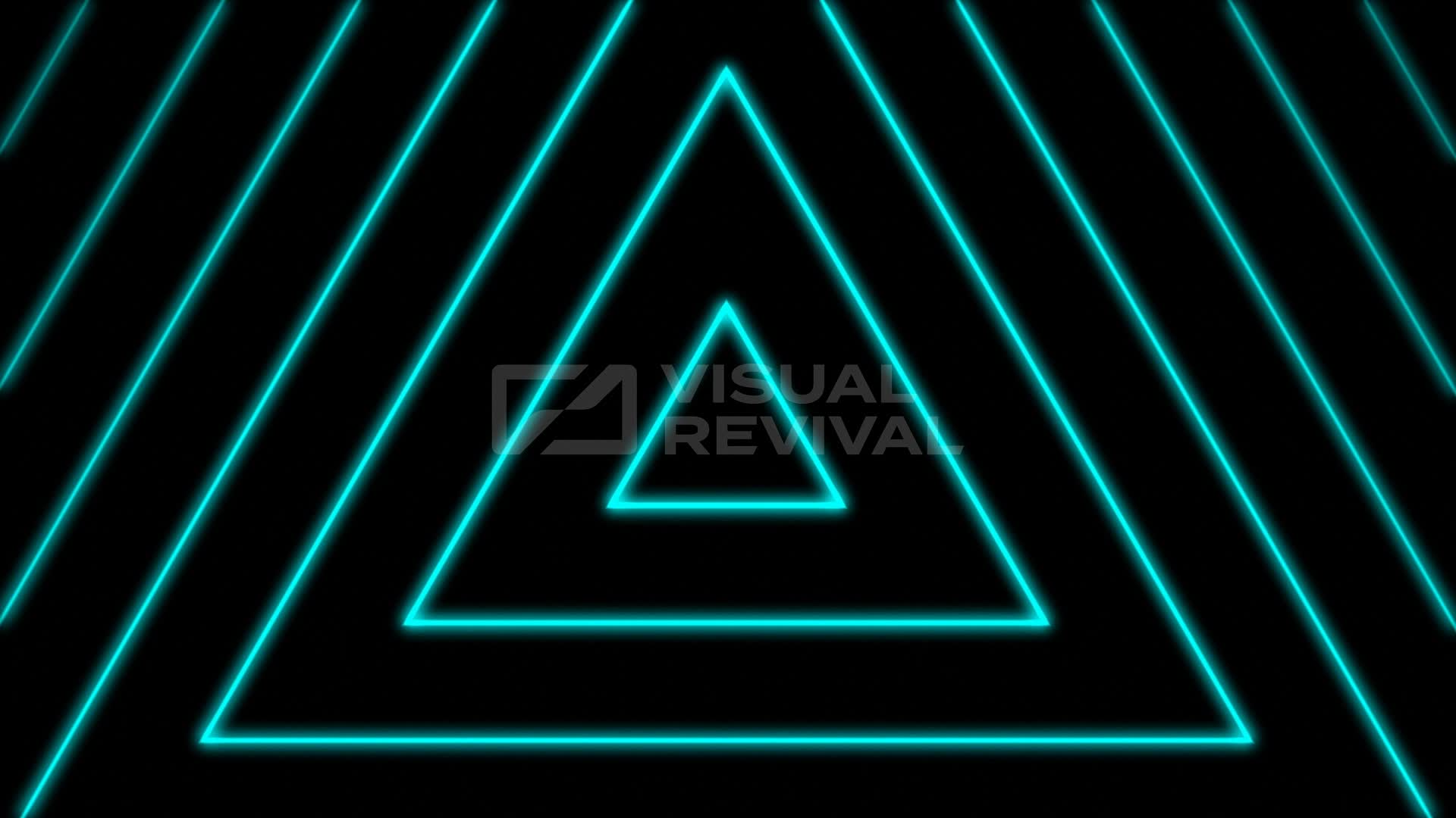 Neon Triangle Still 01 | Visual Revival