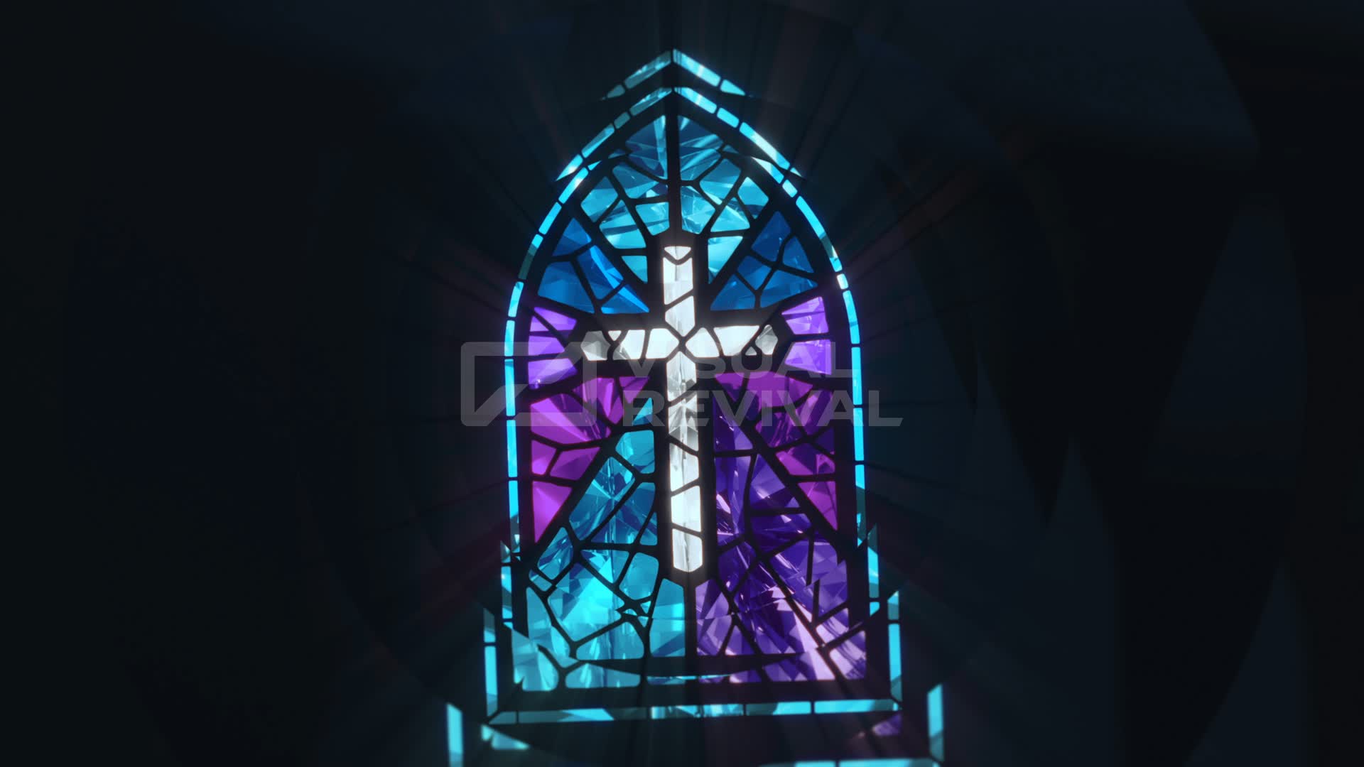 Stained Glass Figures Still - Parallax 3 | Visual Revival