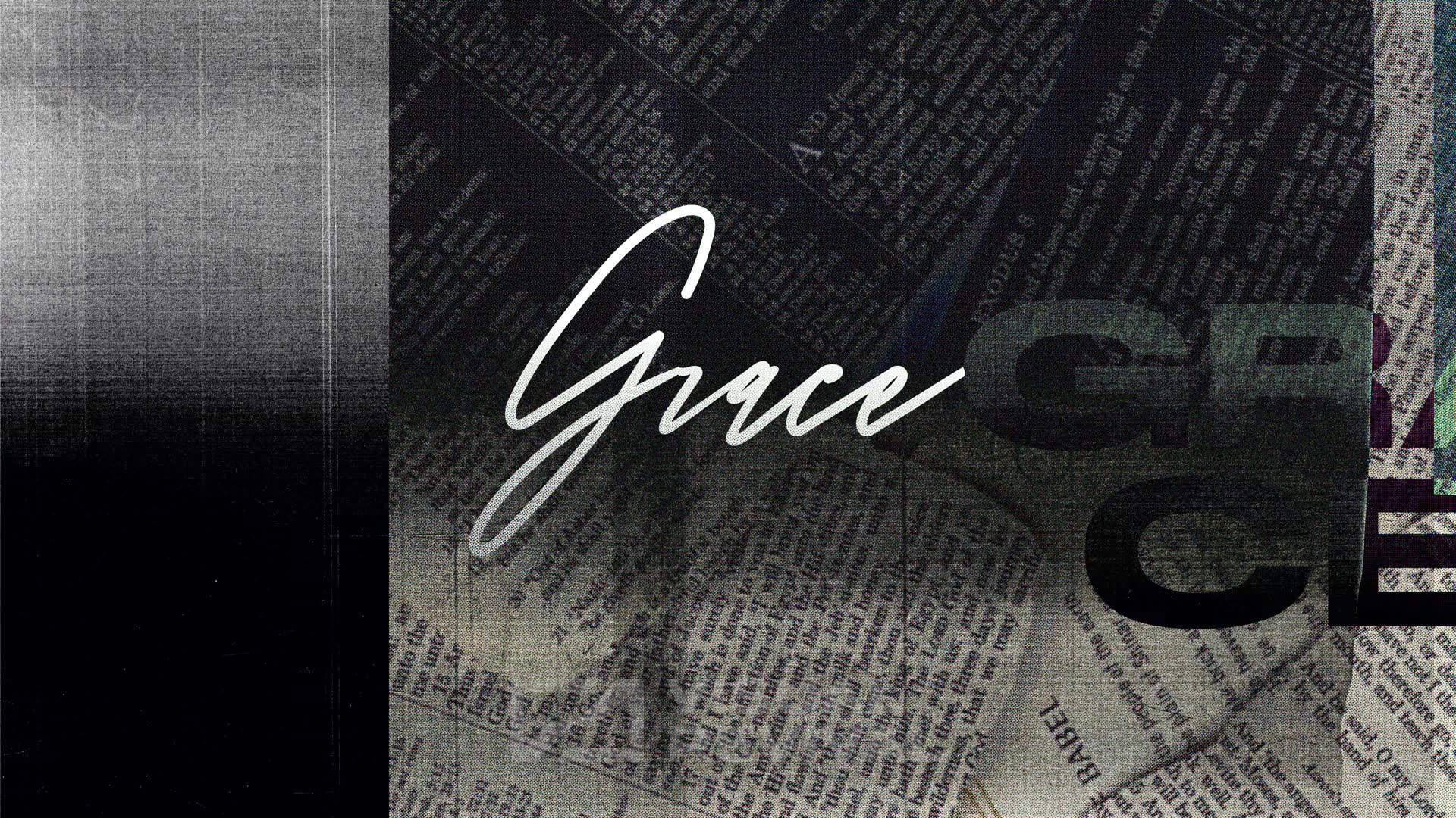 Words Of Grace Title Slide - Grace | Visual Revival