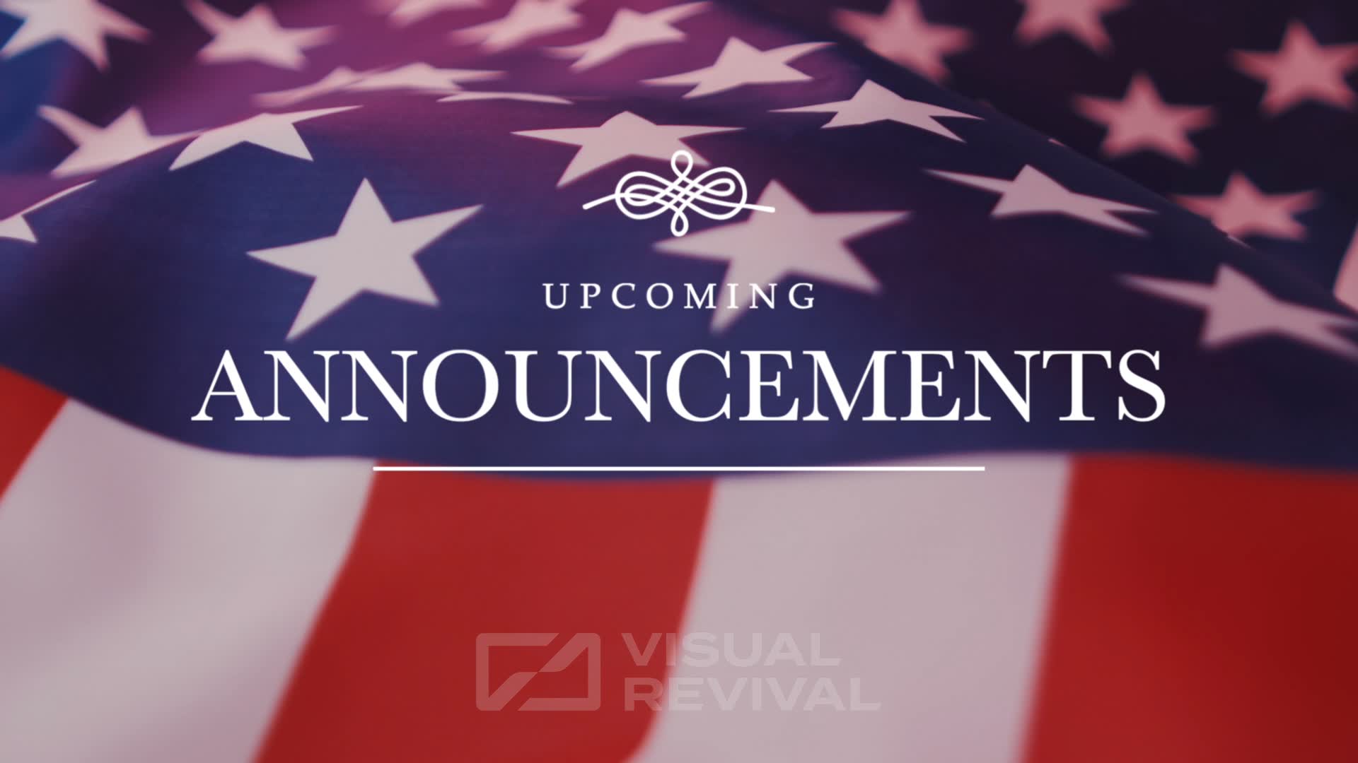 4th Of July Title Slide - Announcements | Visual Revival