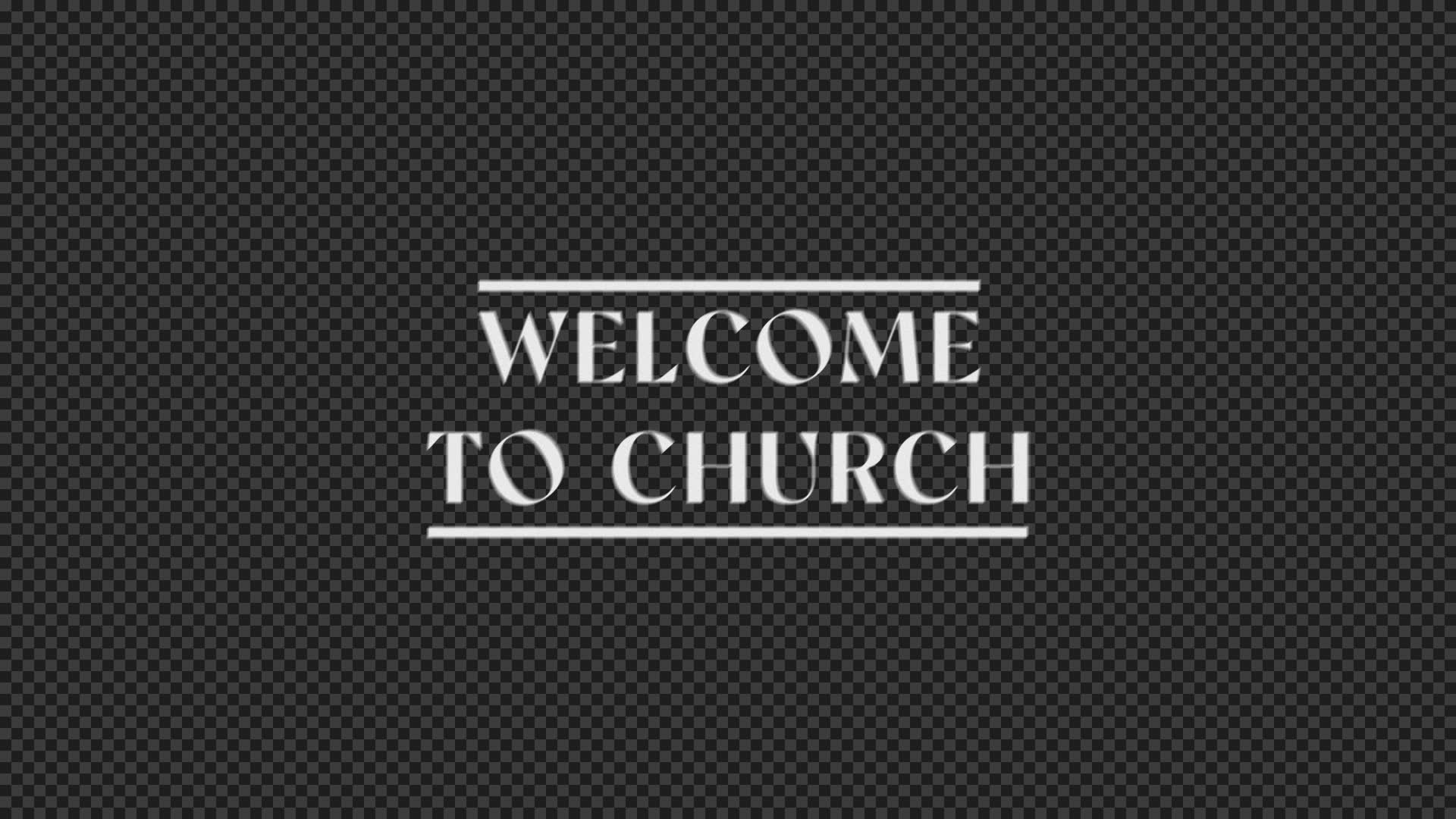 Kaleida Title Overlay - Welcome To Church | Visual Revival