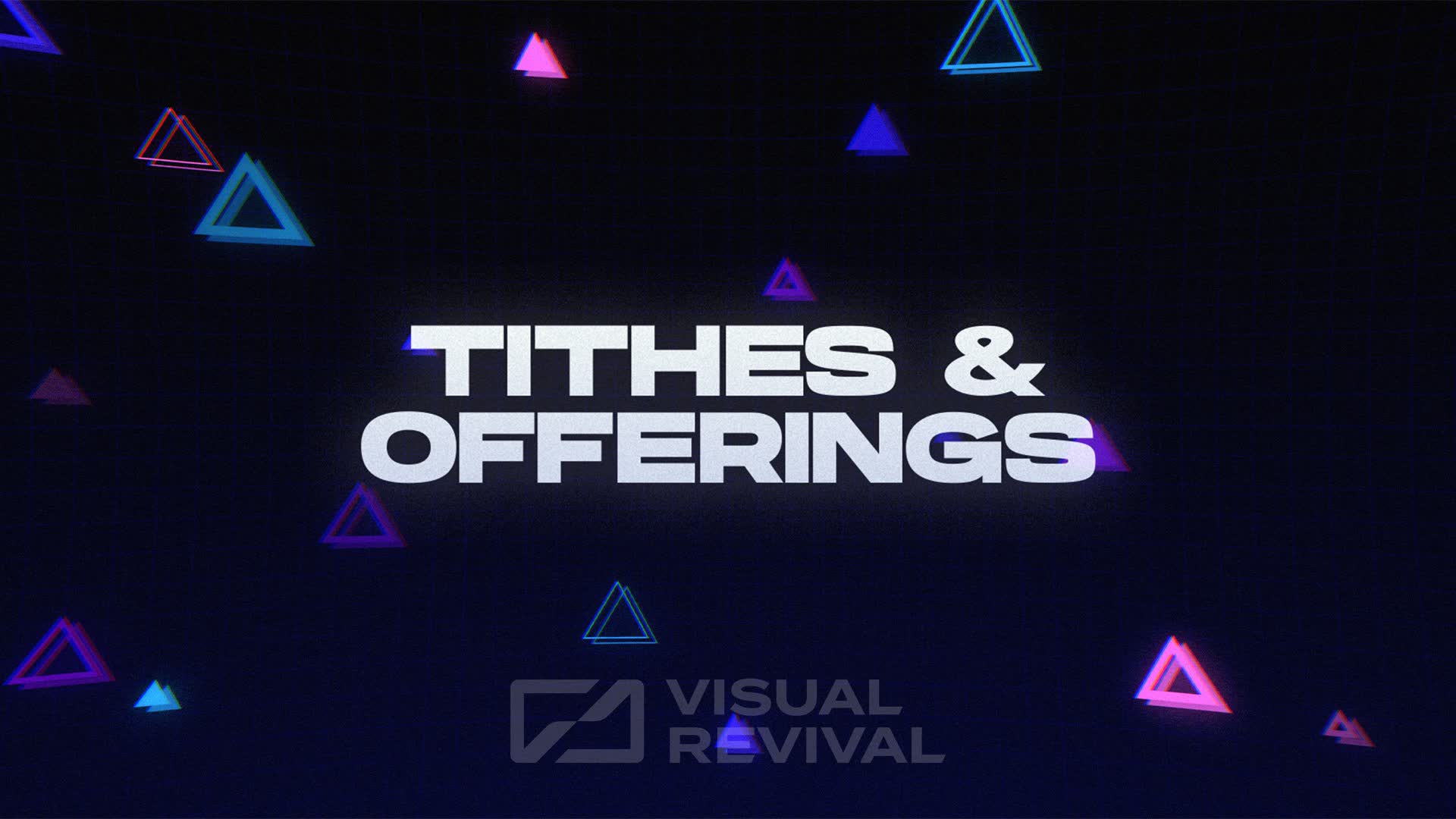 Risen Title Slide - Tithes & Offerings | Visual Revival