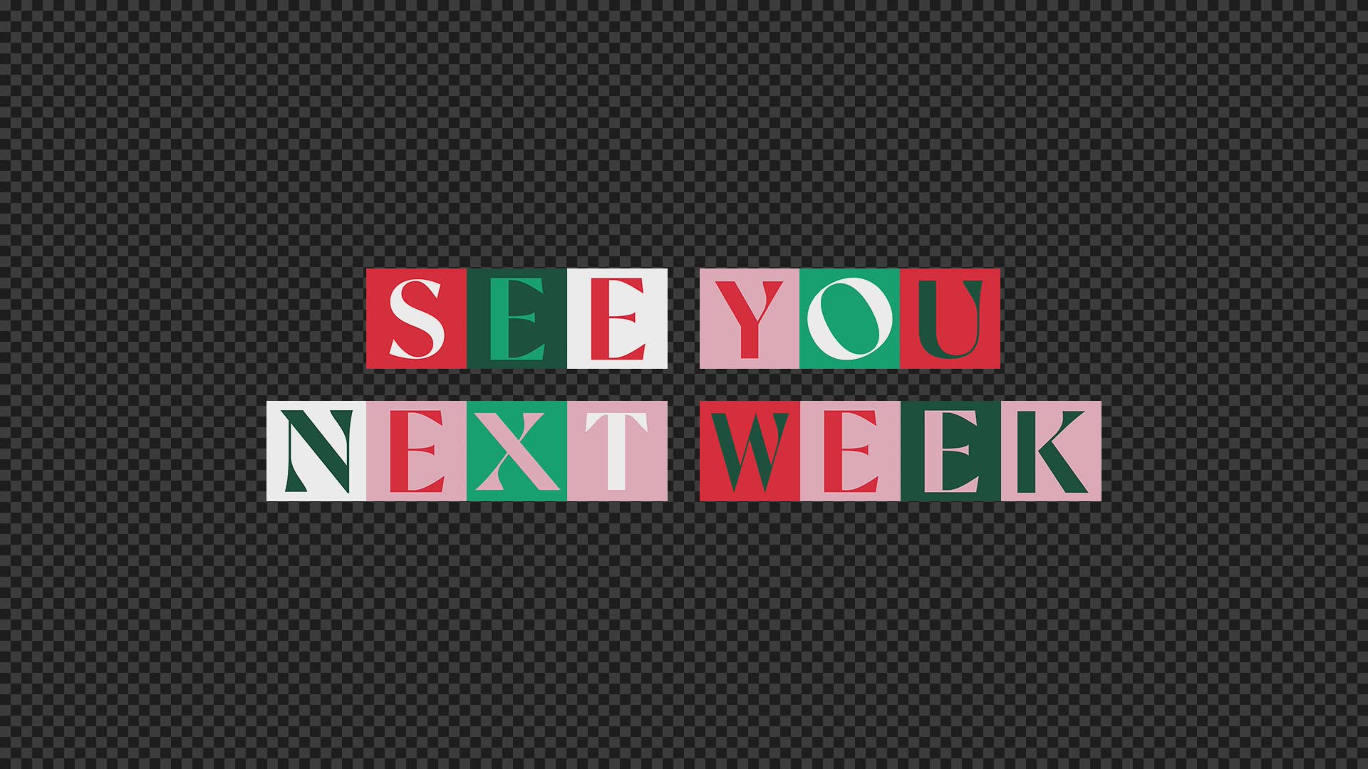 Santas Workshop Title Overlay - See You Next Week | Visual Revival
