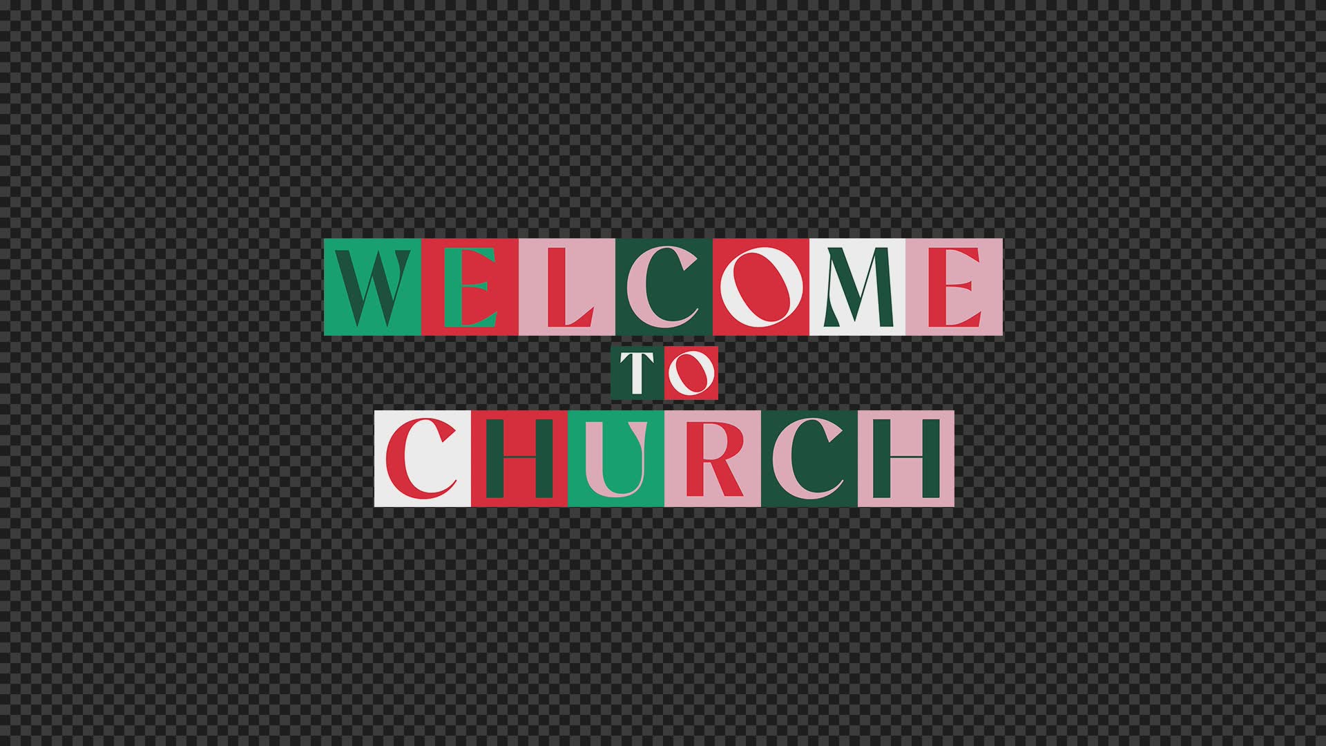 Santas Workshop Title Overlay - Welcome To Church | Visual Revival