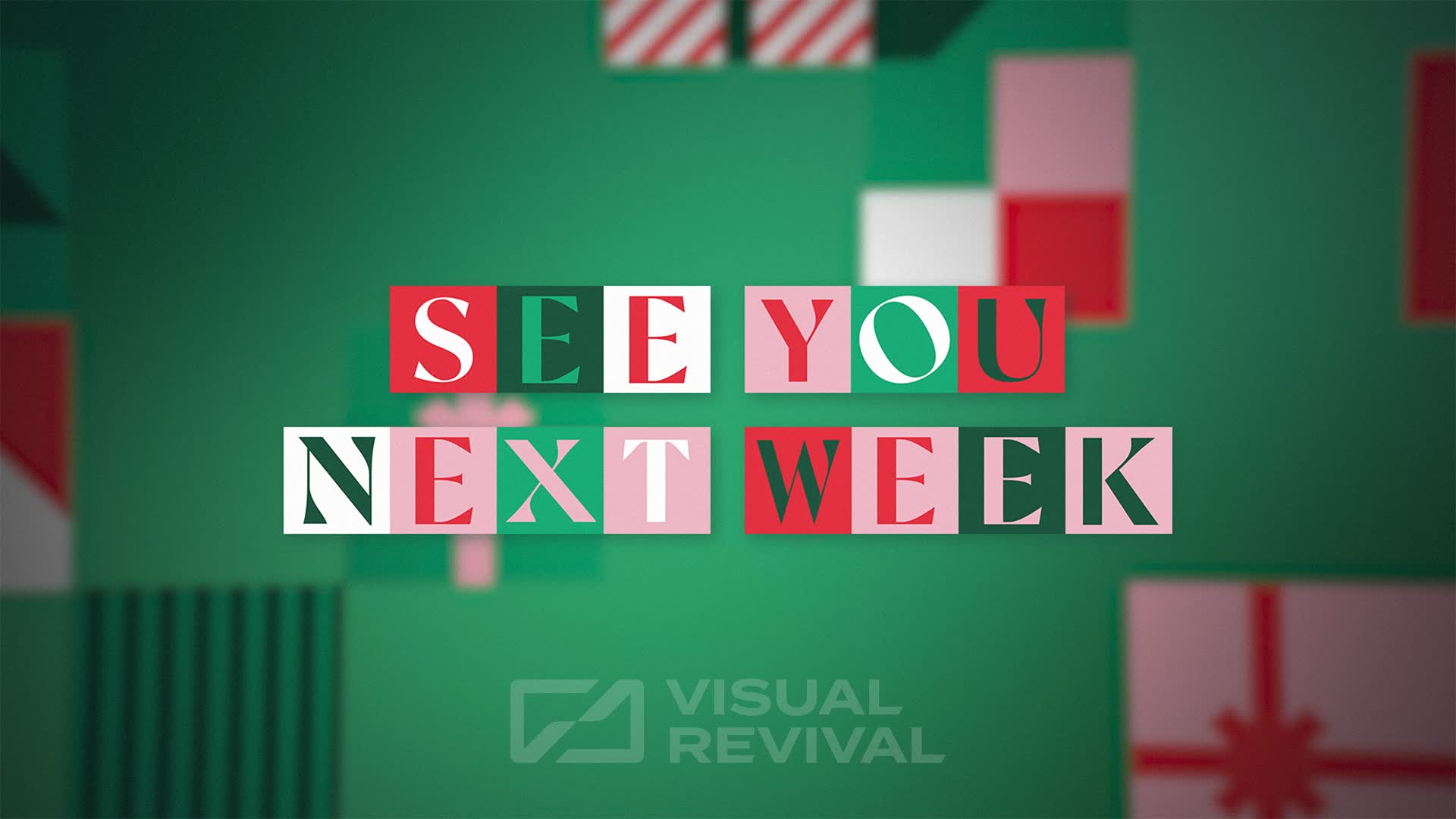 Santas Workshop Title Slide - See You Next Week | Visual Revival