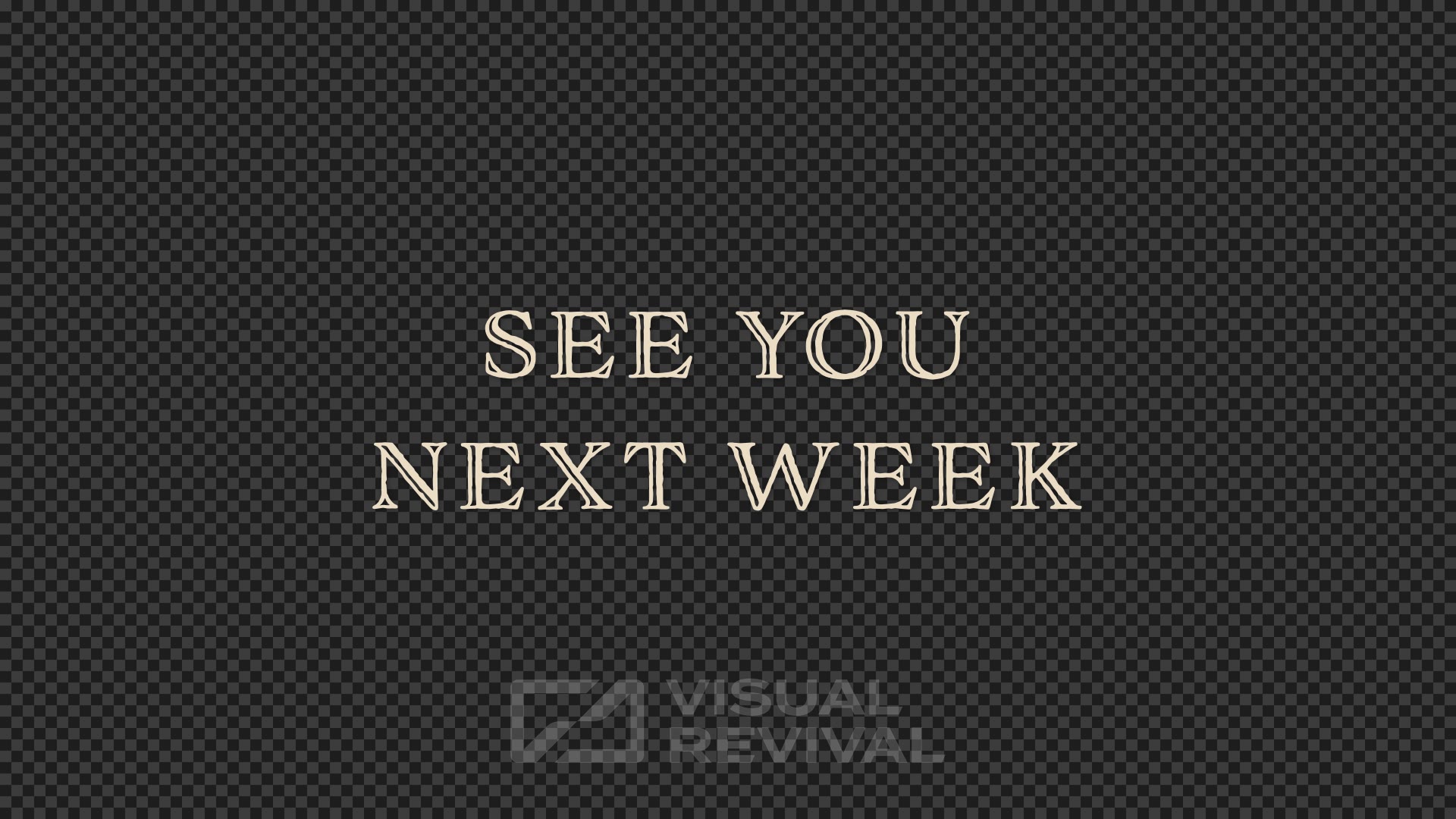 Golden Summits Title Overlay - See You Next Week | Visual Revival