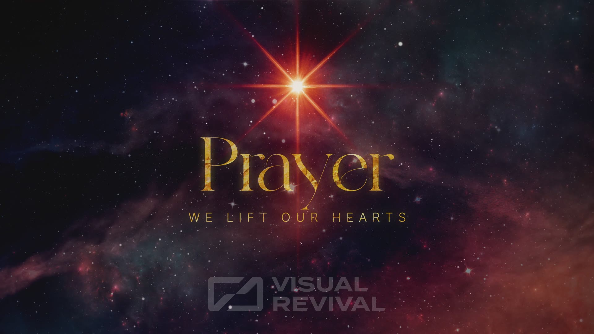 Incarnation Sky Title Slide - Prayer | Visual Revival