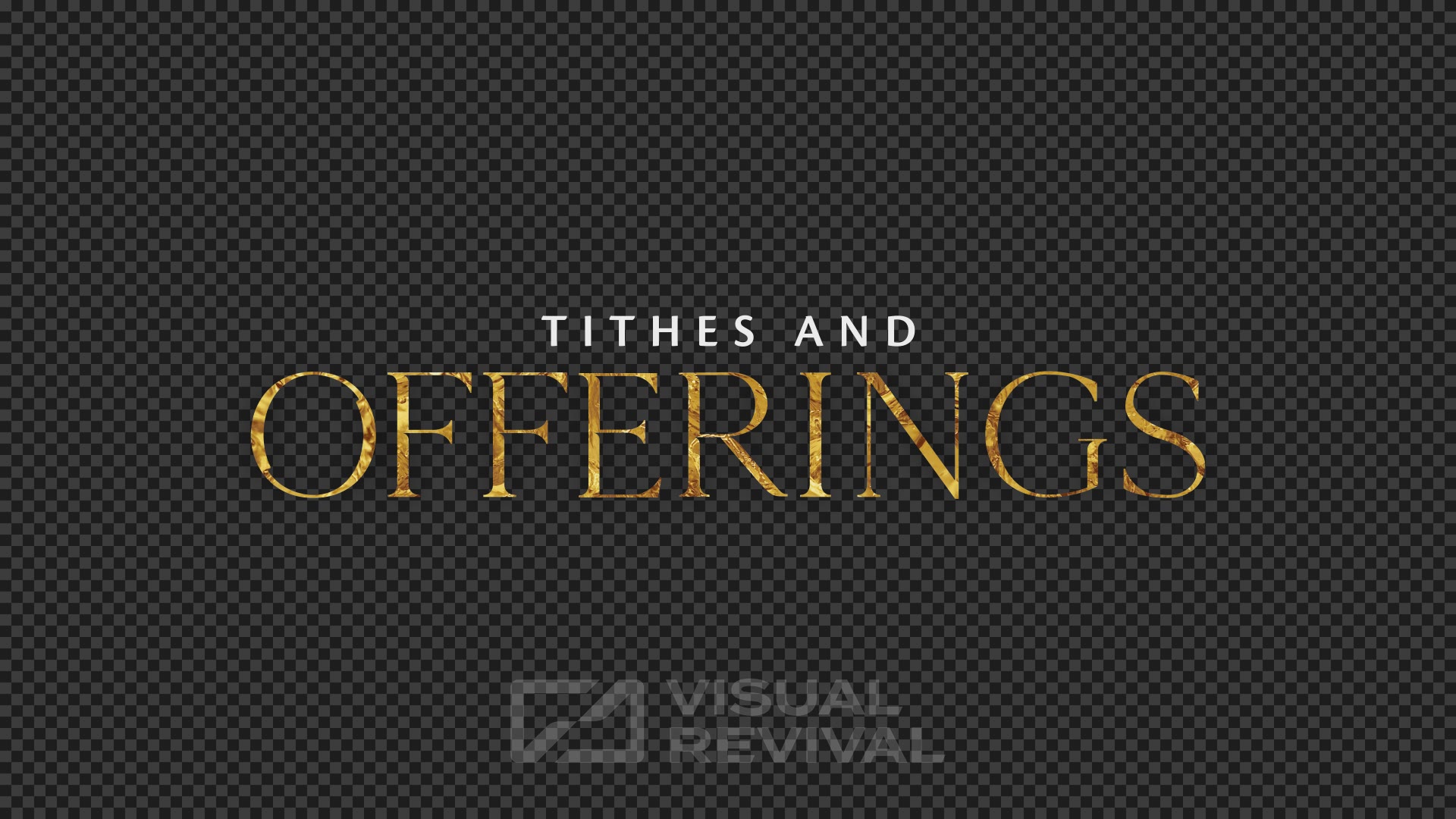 Silent Night Title Overlay - Offerings | Visual Revival