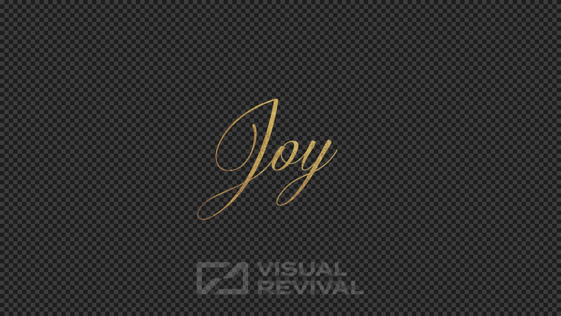 Silent Night Title Overlay - Joy | Visual Revival