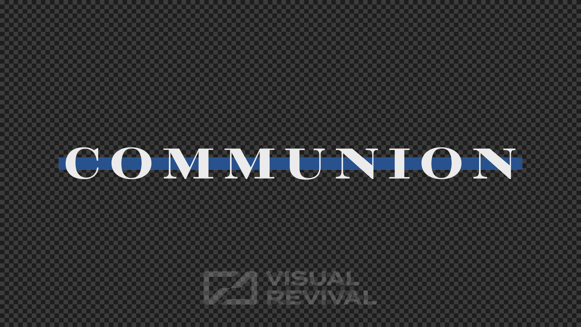 Deep Winter Title Overlay - Communion | Visual Revival